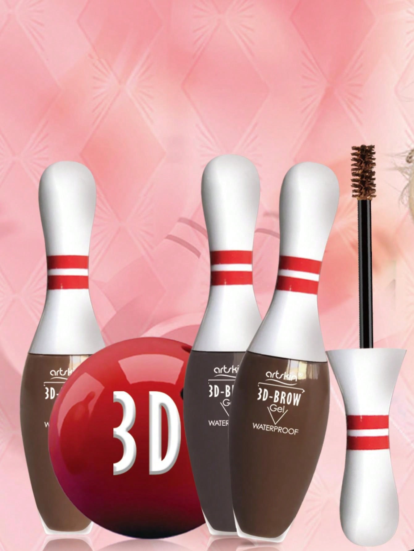 Bowling-shaped Waterproof Long-lasting 3d Brow Gel | SHEIN USA