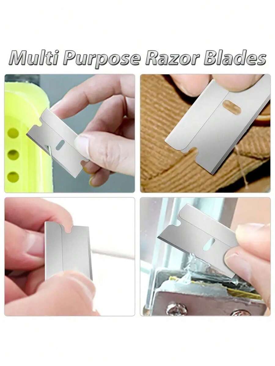 50 Pack Razor Blades Single Edge, Industrial Razor Blade, Scraper ...