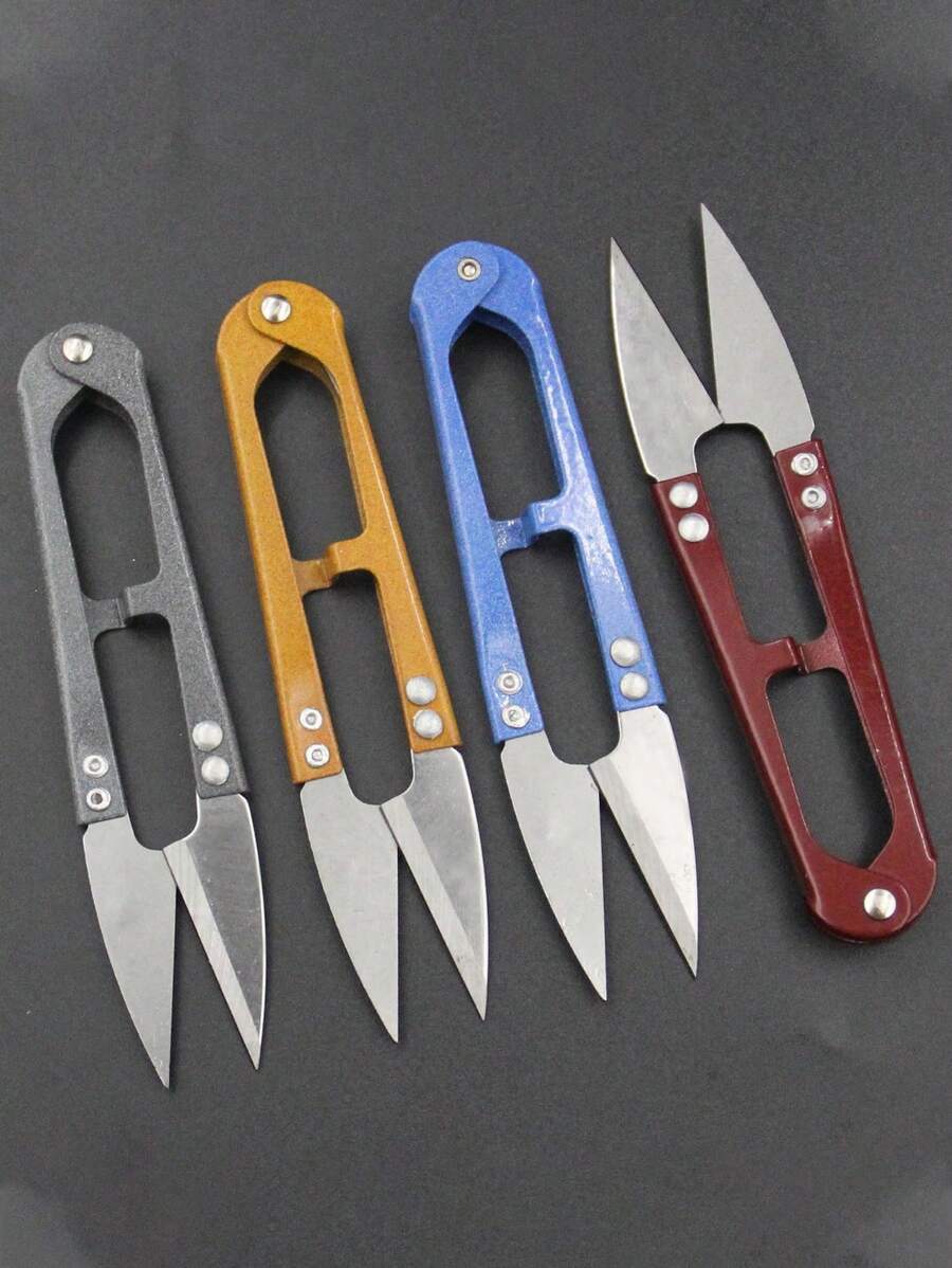 1set Modern Random Color Scissors & Crochet Hook, Seam Ripper, Mini ...