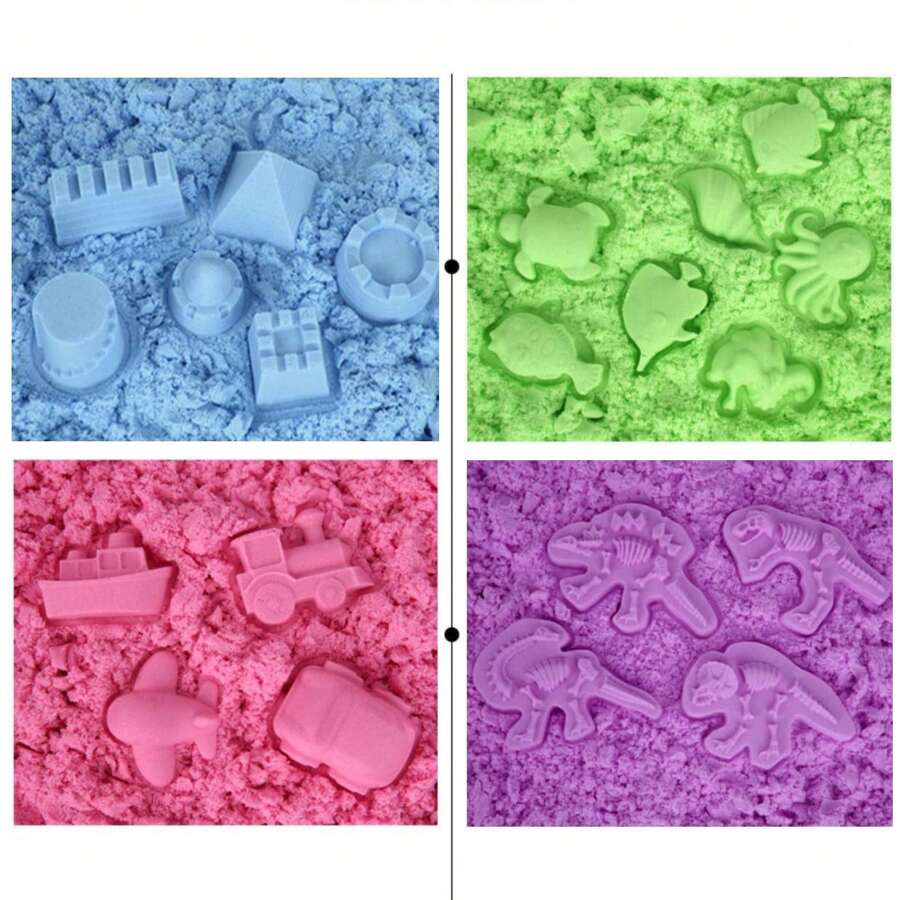 500g Toy Magic Sand Set Fake Sand Play Set A Fun No Mess Sensory ...