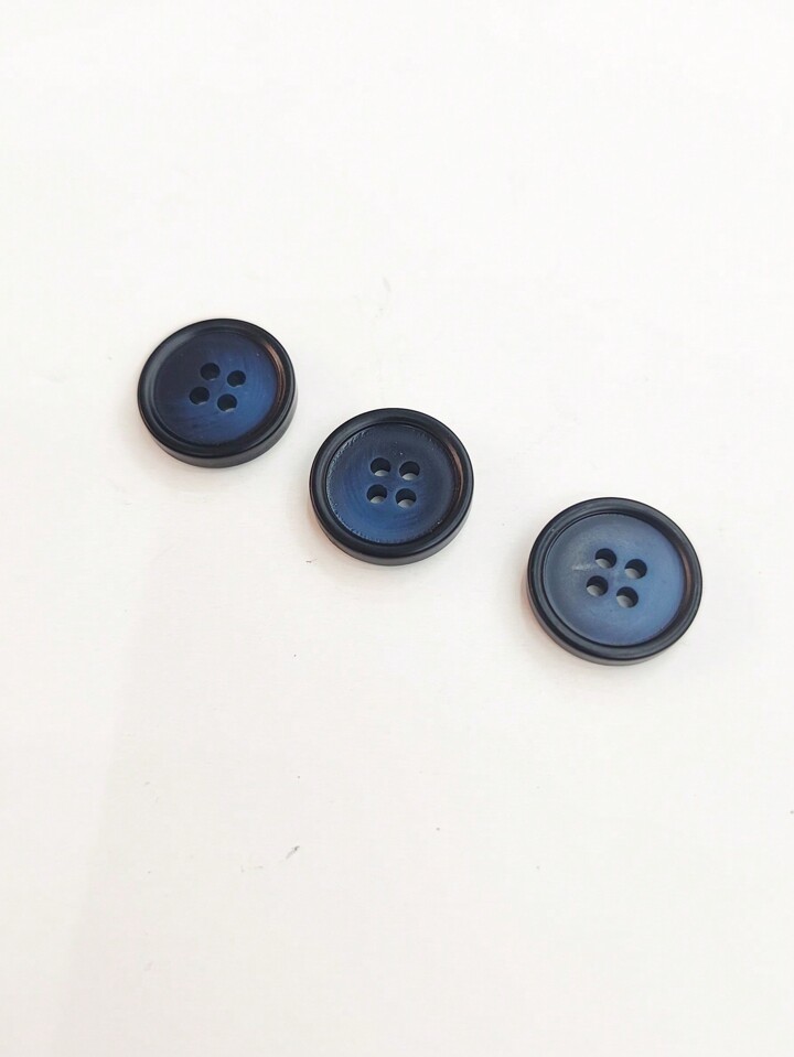 Blue Sewing Button