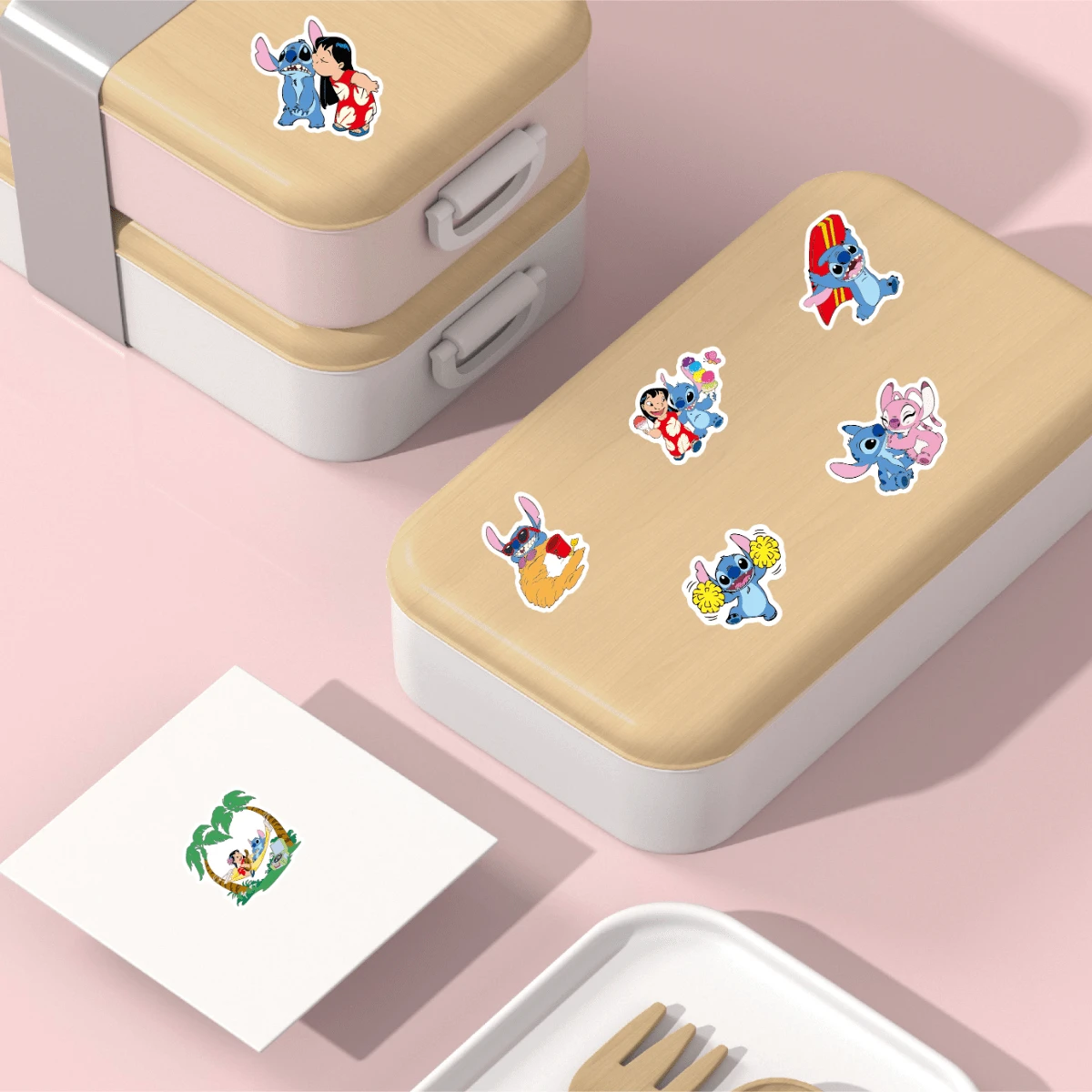 Disney 50PCS Original 50Pcs Lilo & Stitch Stickers Waterproof Vinyl ...