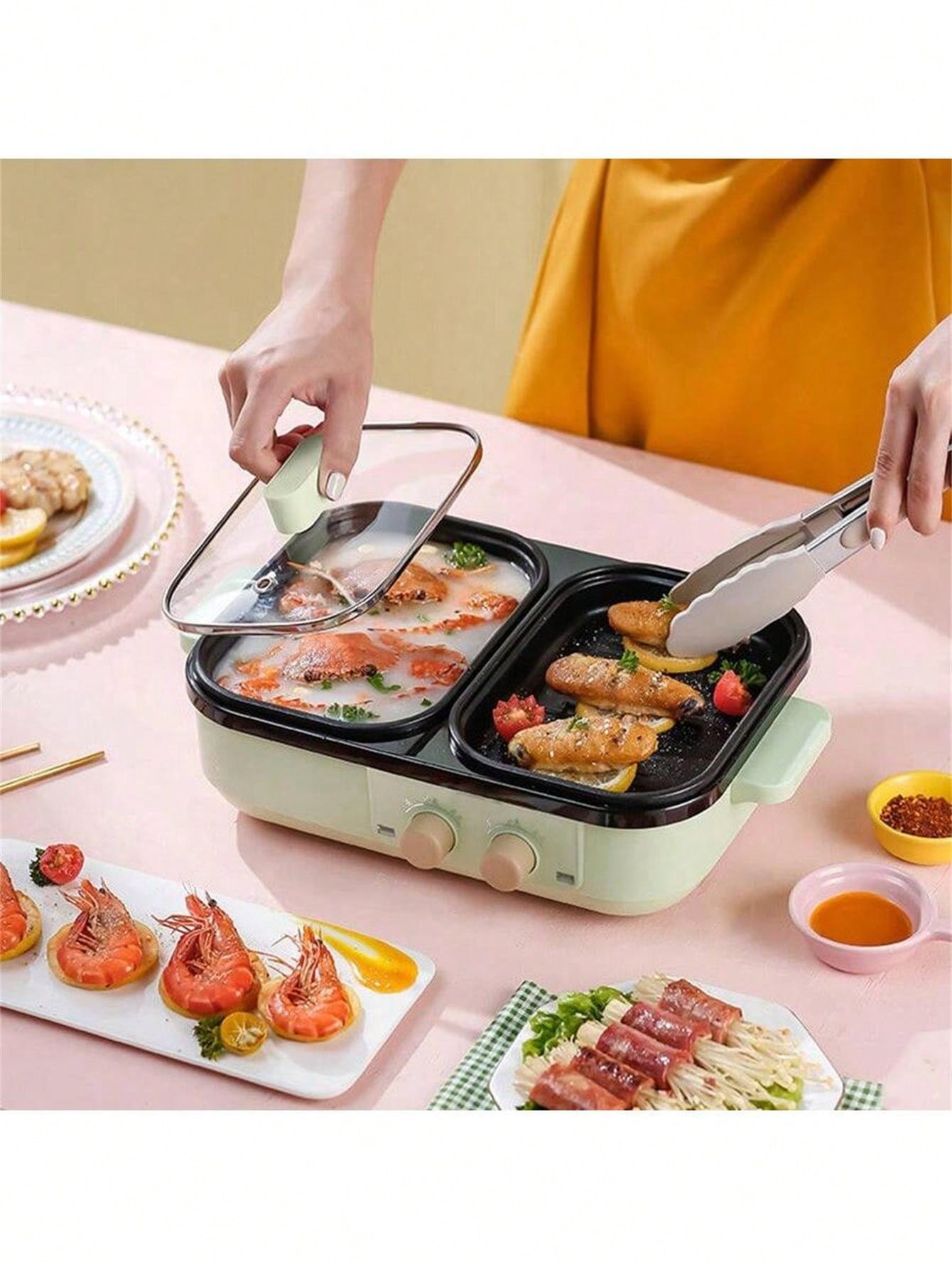 Multifunctional Shabu-shabu All-in-one Pot, Small Household Electric ... Multifunctional Shabu-shabu All-in-one Pot, Small Household Electric ...