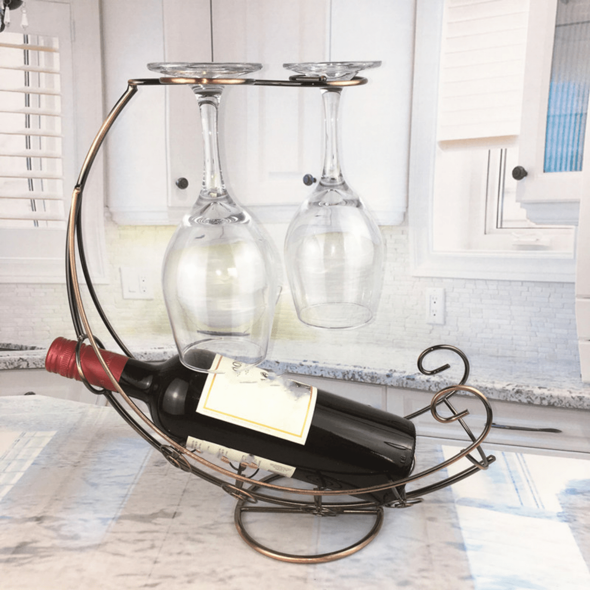 Antique Bronze Finish - Pirate Ship Wine Rack | SHEIN USA