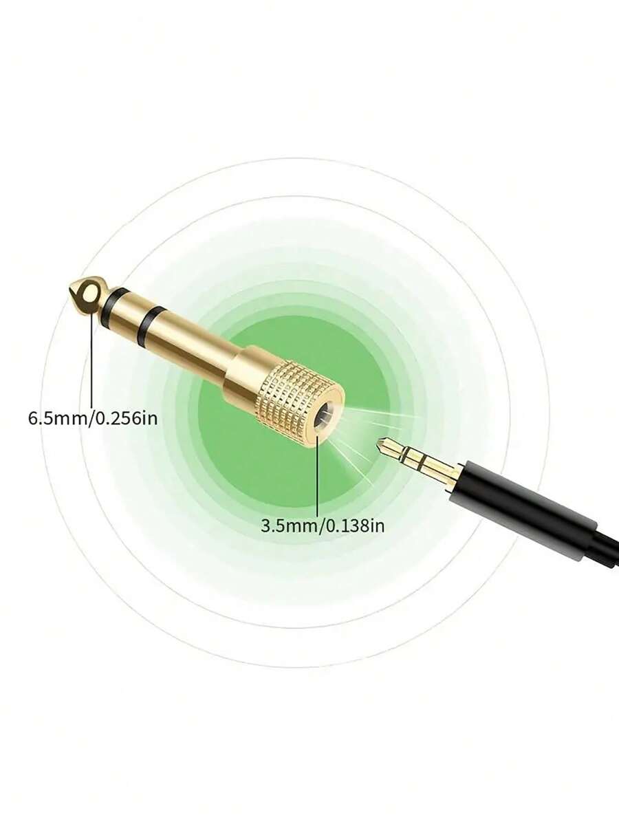 Upgrade Your Audio Setup with 2pcs 3.5mm M to 6.35mm F Stereo Pure ...