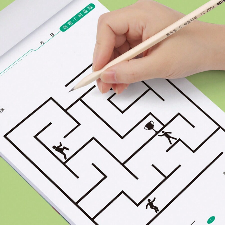 1pc Concentration Labyrinth Training Book For Primary School Students ...