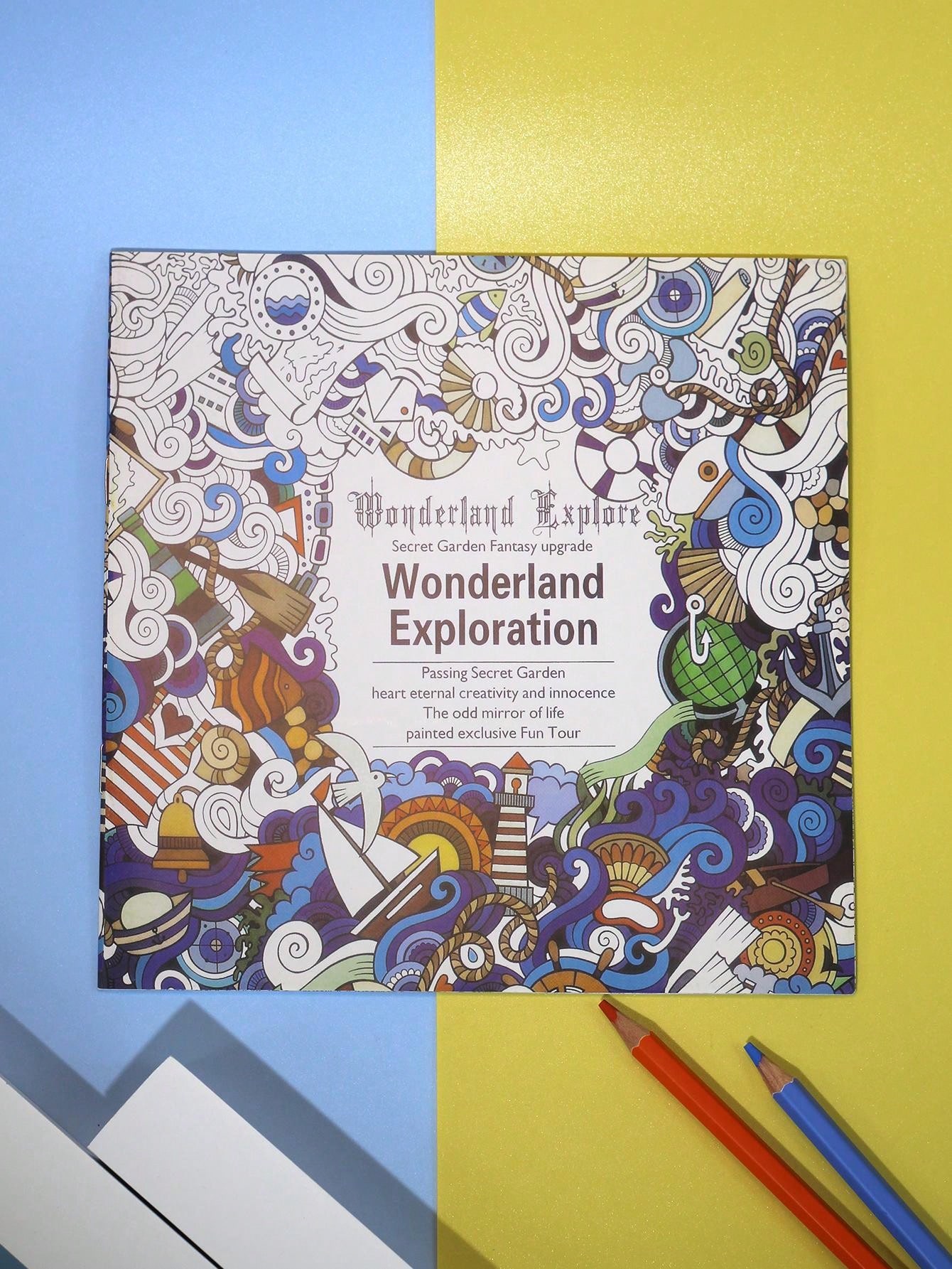 1 Set Of 2 Secret Garden Coloring Books For Kids To Relieve Stress ...