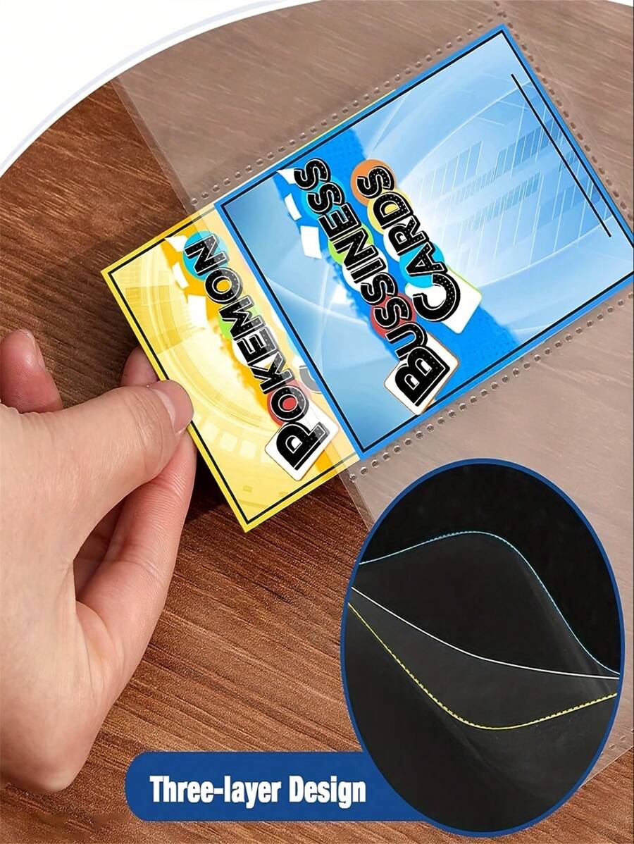 10 Pages Pocket Trading Card Album, Blank Binder, Foil Trading Cards, 9 ...