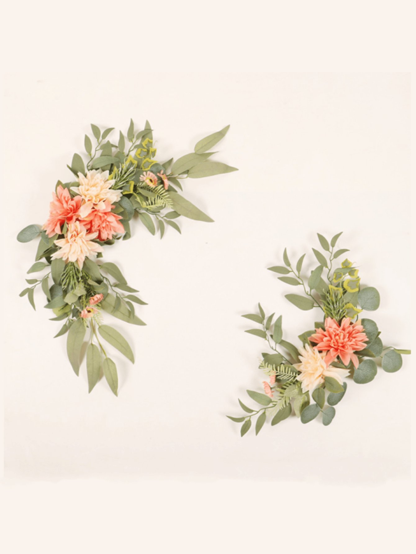 2Pcs/setArtificial Wedding Arch Flowers Kit, Wedding Flowers Garlands ...