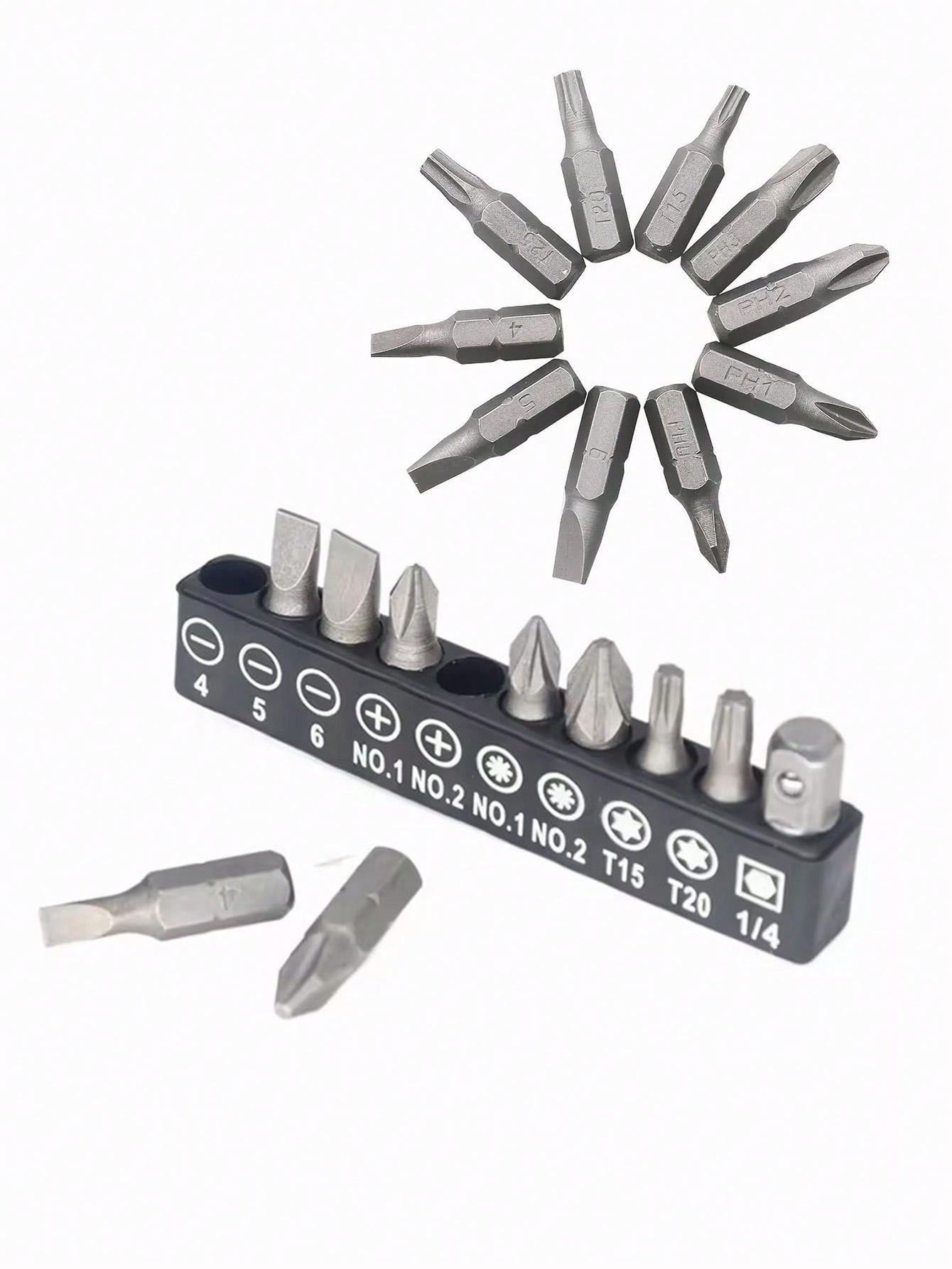 L Shaped Mini Socket Wrench & Long Screwdriver Set, Double Socket ...