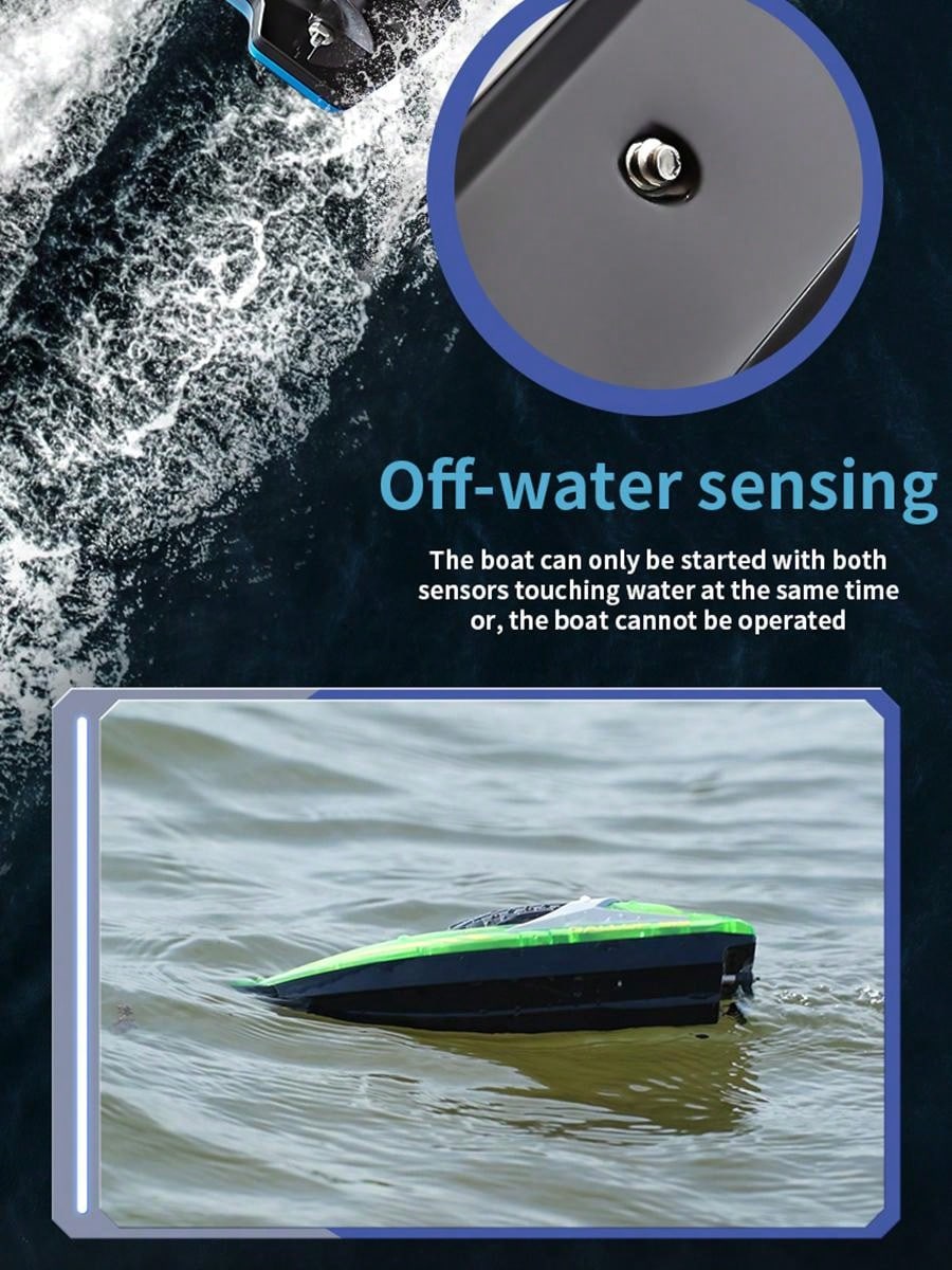 1 st. , Genomskinlig Snäcka Kul Belysning Fjärrkontroll Leksak Båt ...