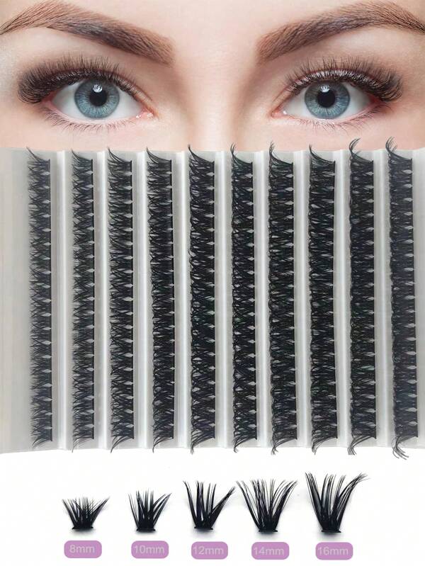 Diy Eyelash Extensions 200 Clusters 8 16mm Manga Lashes Volume