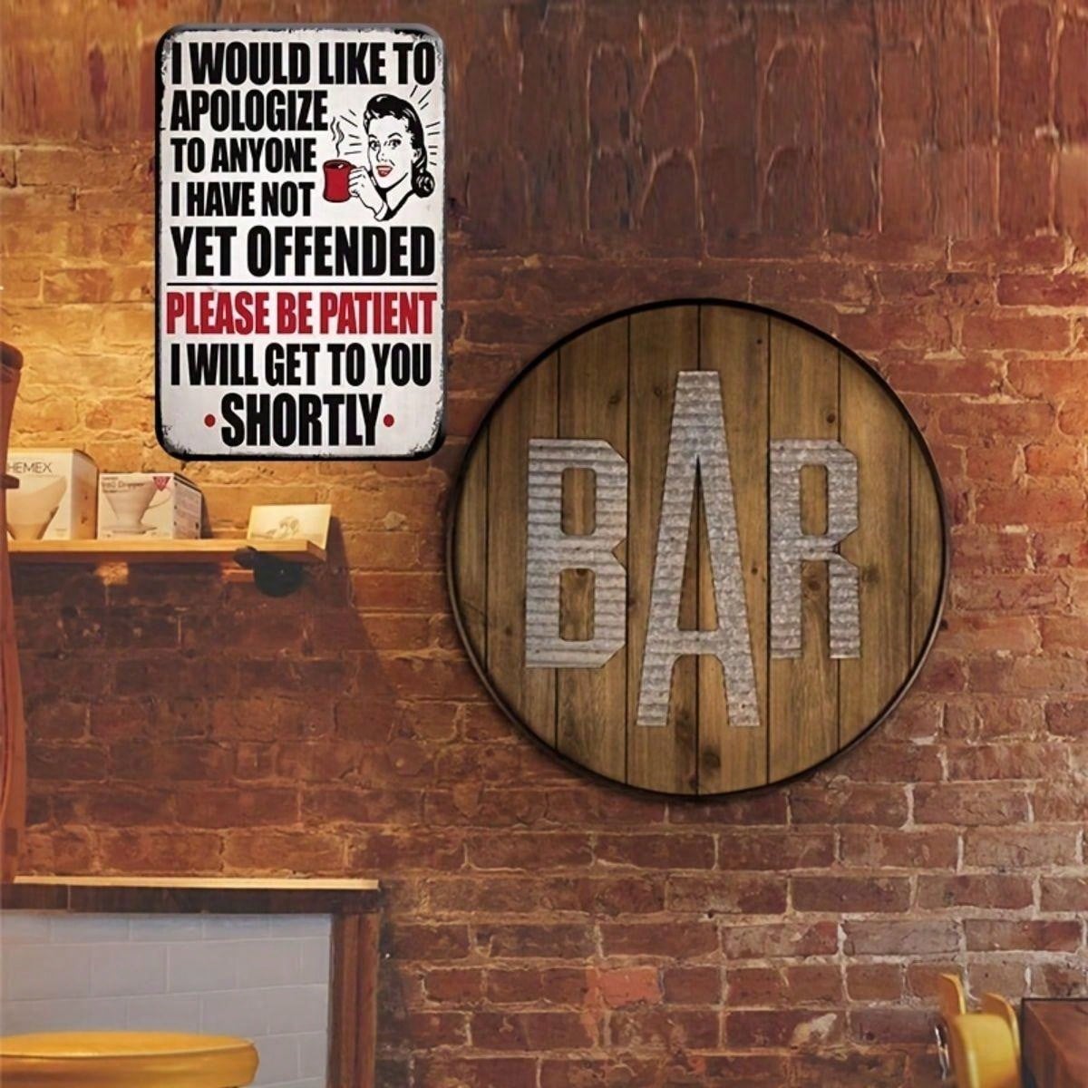 1PC Retro Decor I Would Like to Apologize to Anyone I Have Not Yet ...