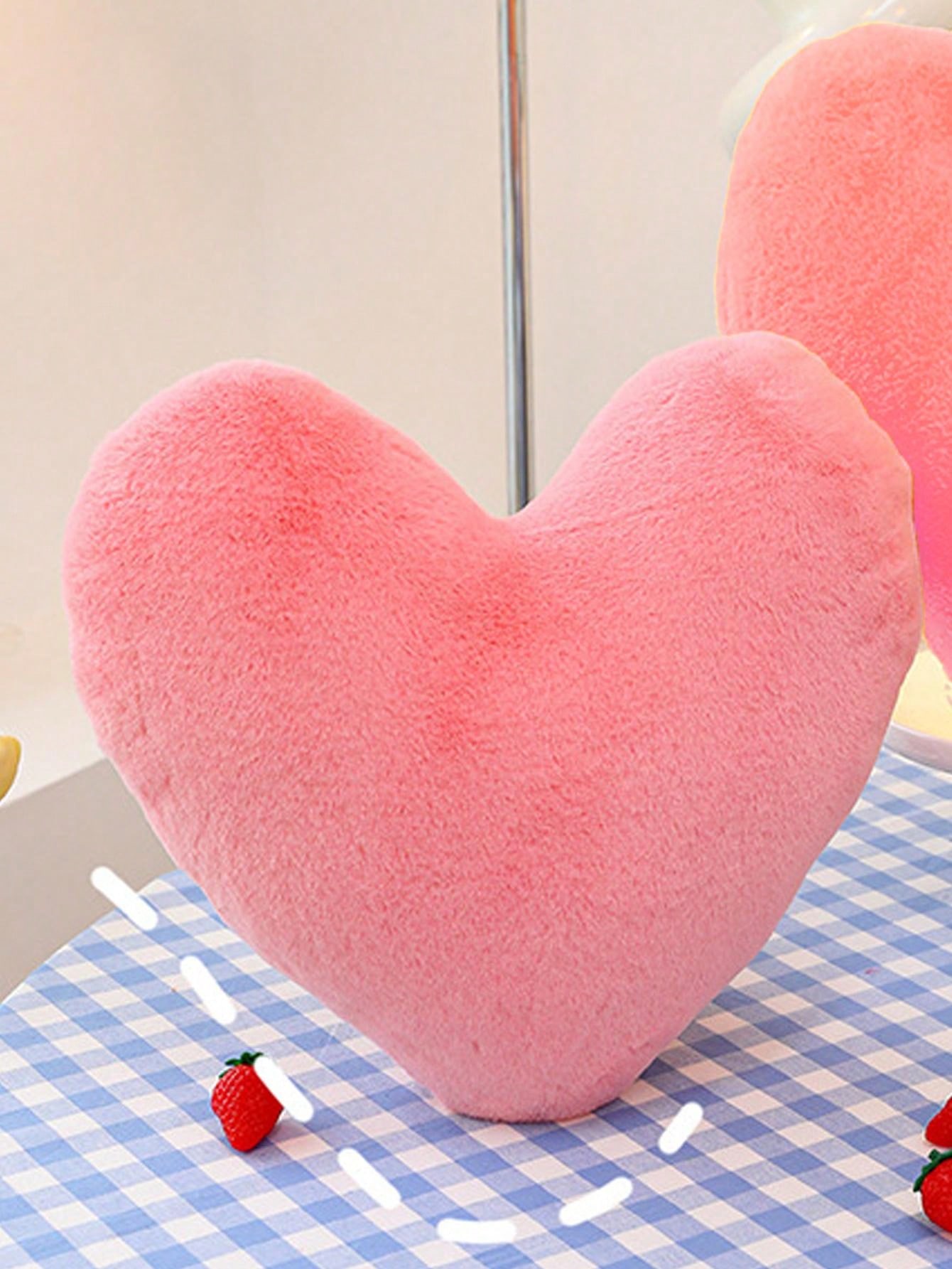 1pc Popular Ins Style Heart Shaped Plush Toy Doll Love Pillow Cushion ...