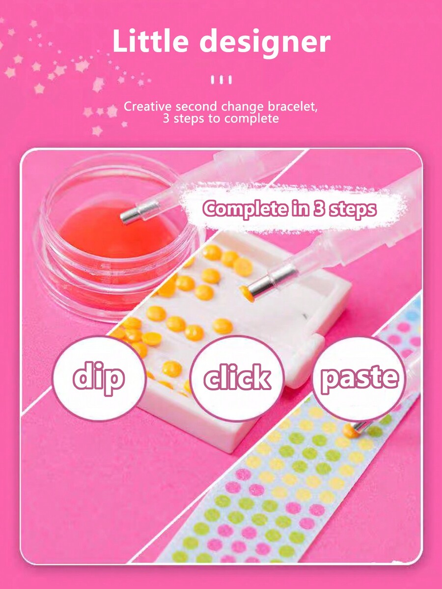 Diy Bracelet Making Kit For Girls, Designer Bead Jewelry Box With ...