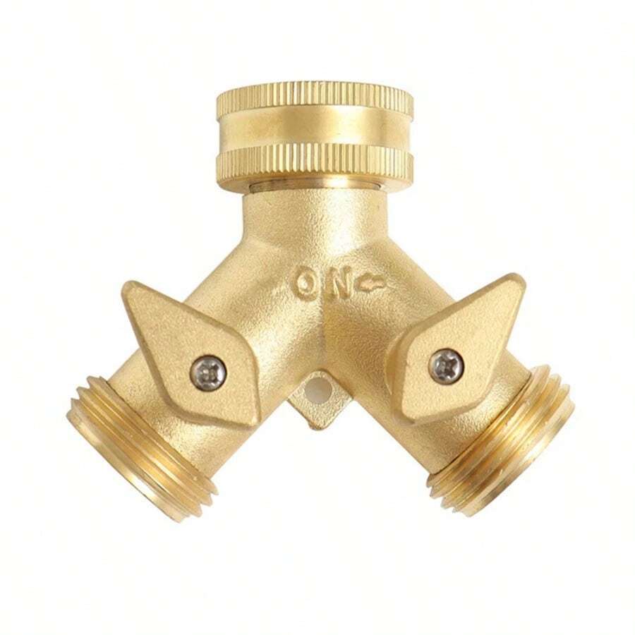 Brass Manifold 3/4" Tap Splitter Double-Way Washing Machine Hose ...