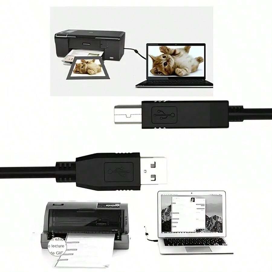 Usb Printer Cable Usb A To B Cable 20 Usb B Cable High Speed 8967