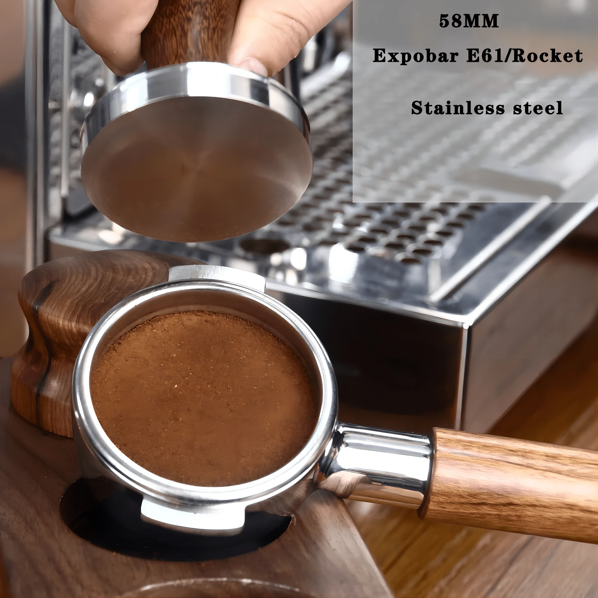 58mm Dual Spouts Portafilter For E61 Brew Head, Compatible With Gaggia ...