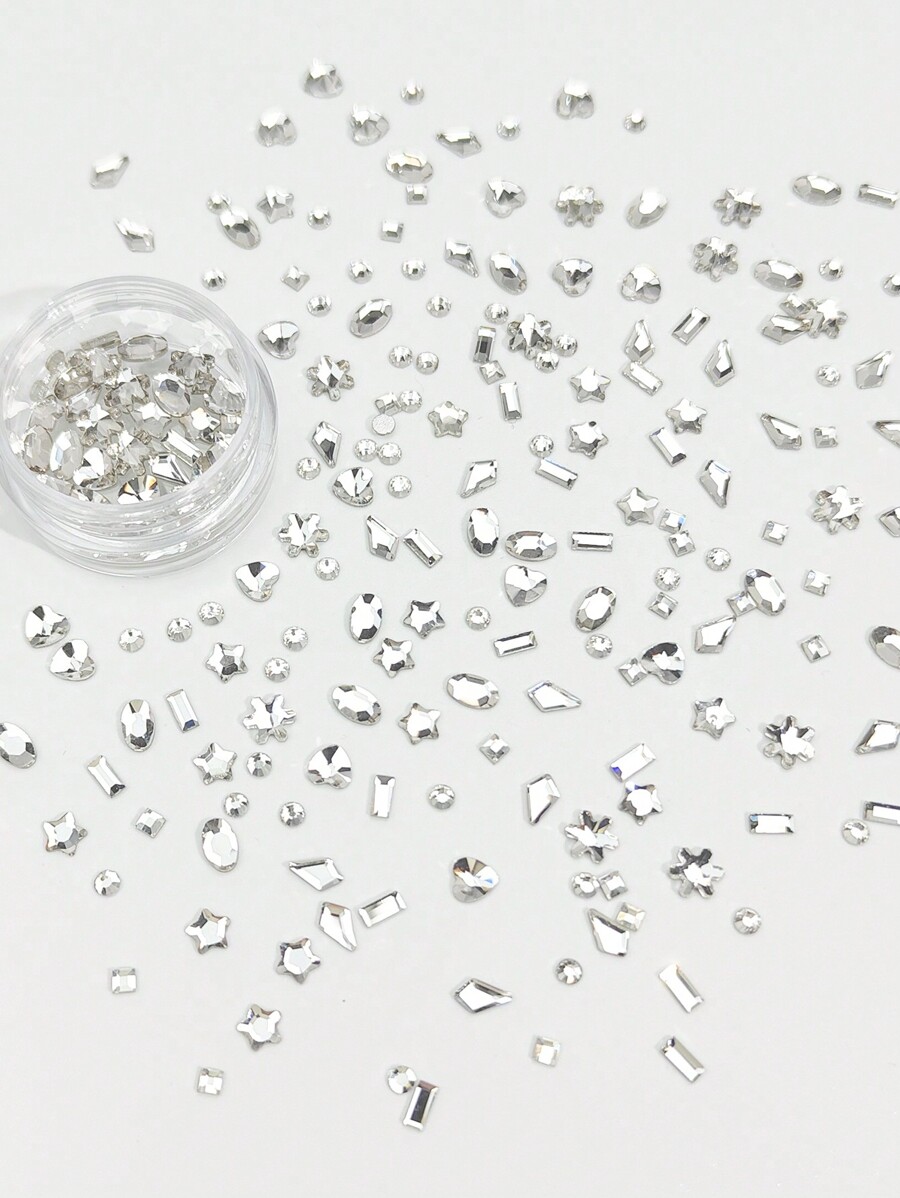 40pcs/Box Y2k Style Fashionable 8 Shapes Tooth Gem Teeth Jewelry For ...