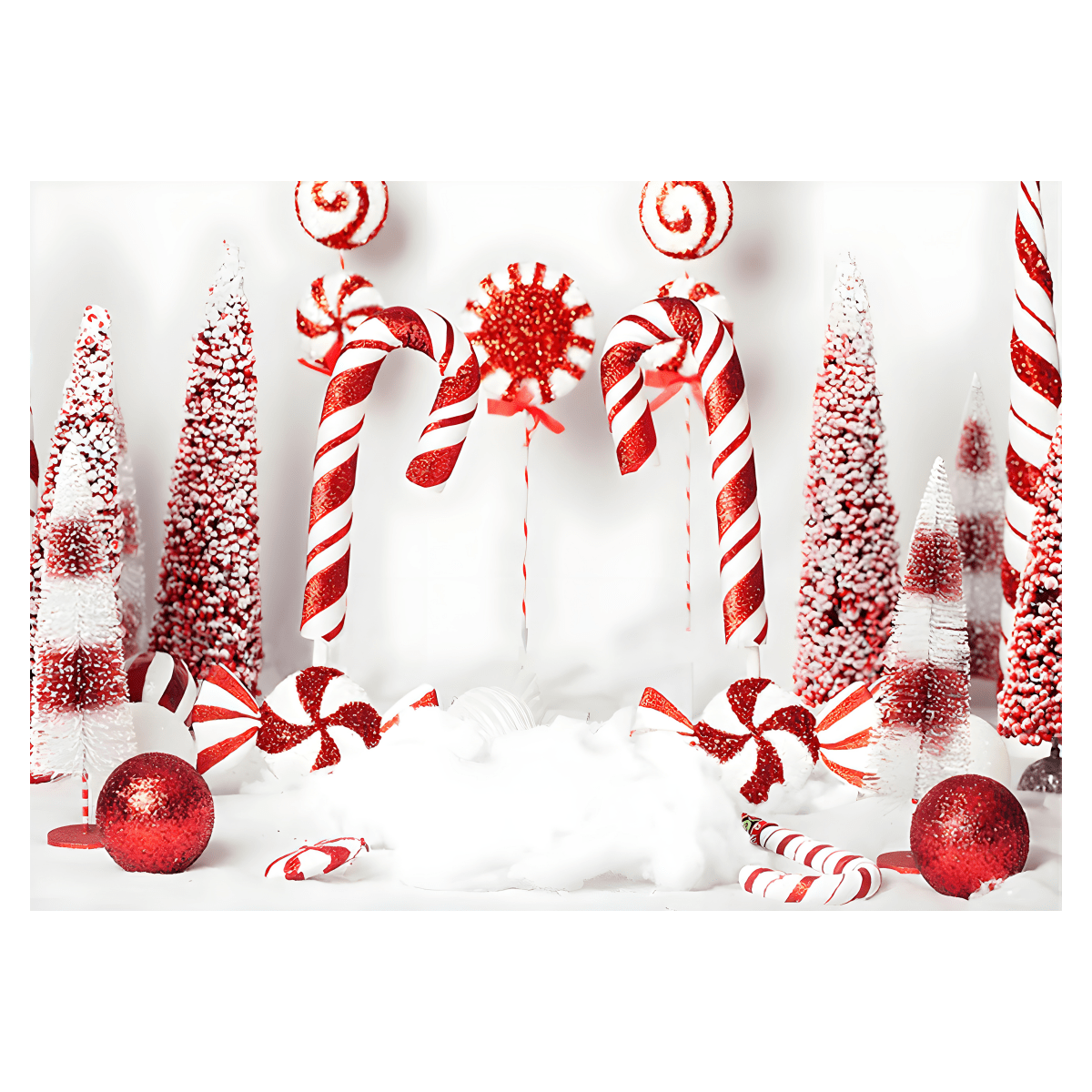 Party background decoration cloth Christmas photography background red ...