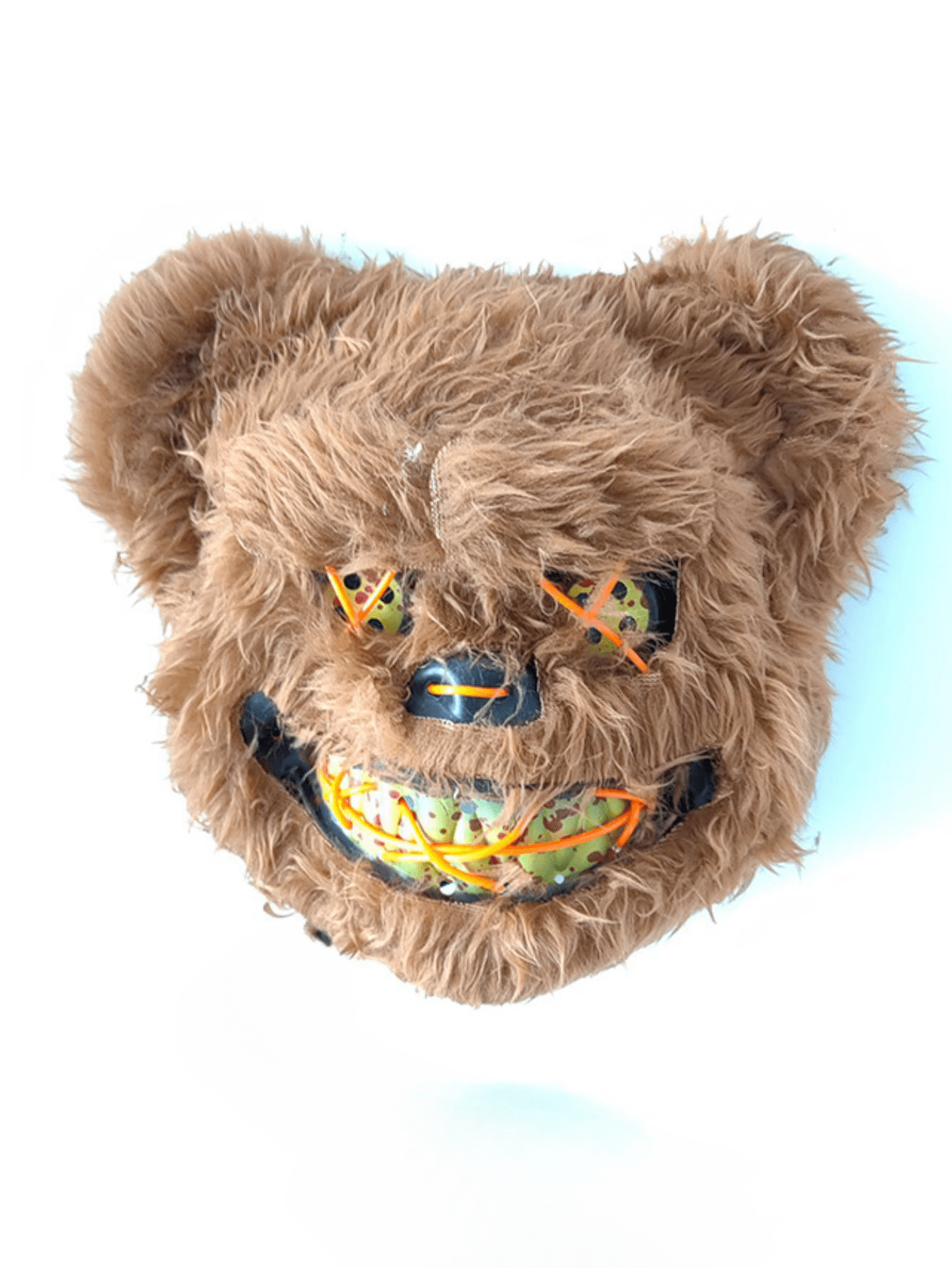 Christmas Halloween Horror Bear Neon Purifying Mask Mask Masquerade ...