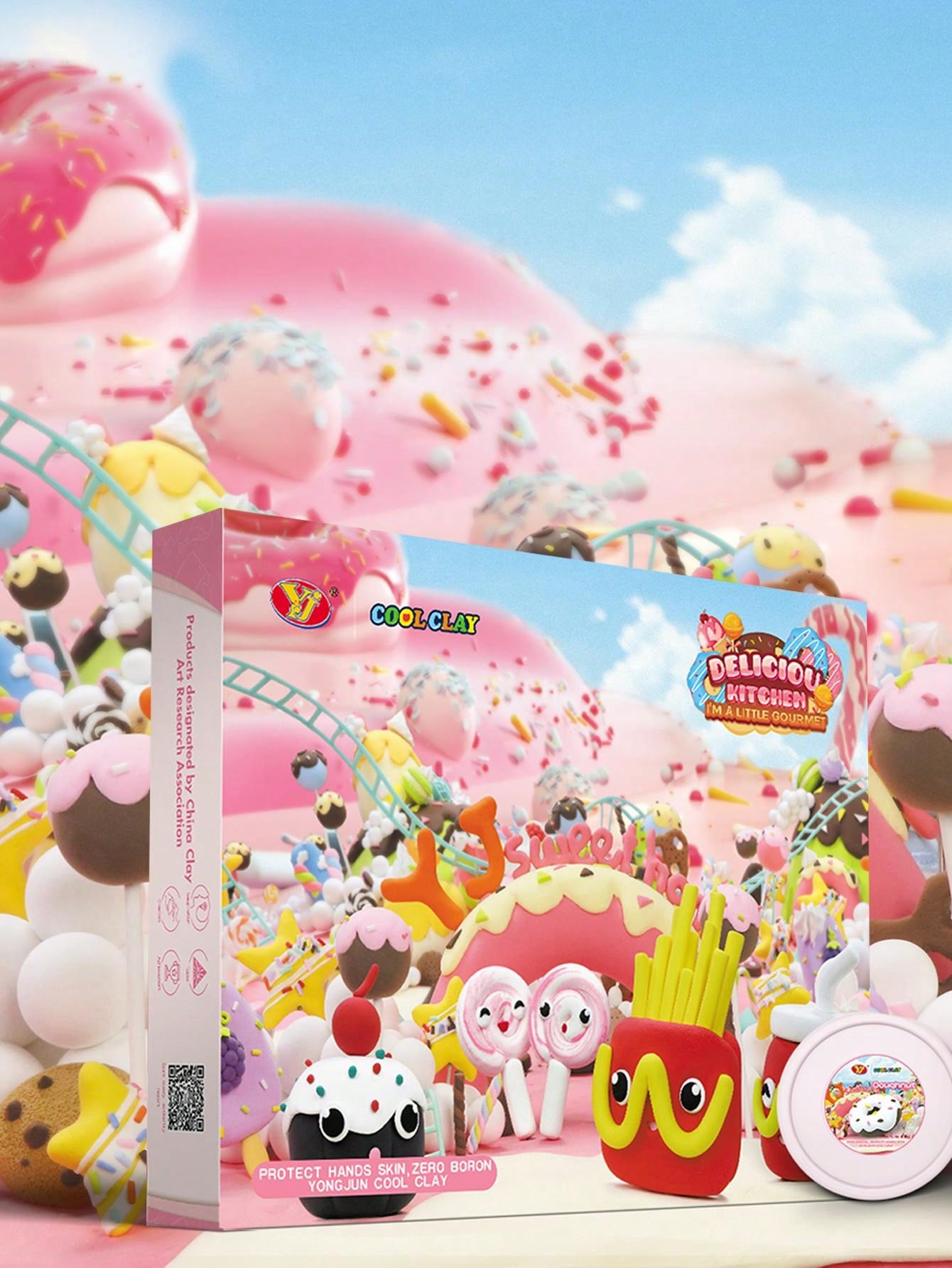 Magic Dough Toy,Color Clay Toy.Inner:12PCS Boxes. Delicious Kitchen ...