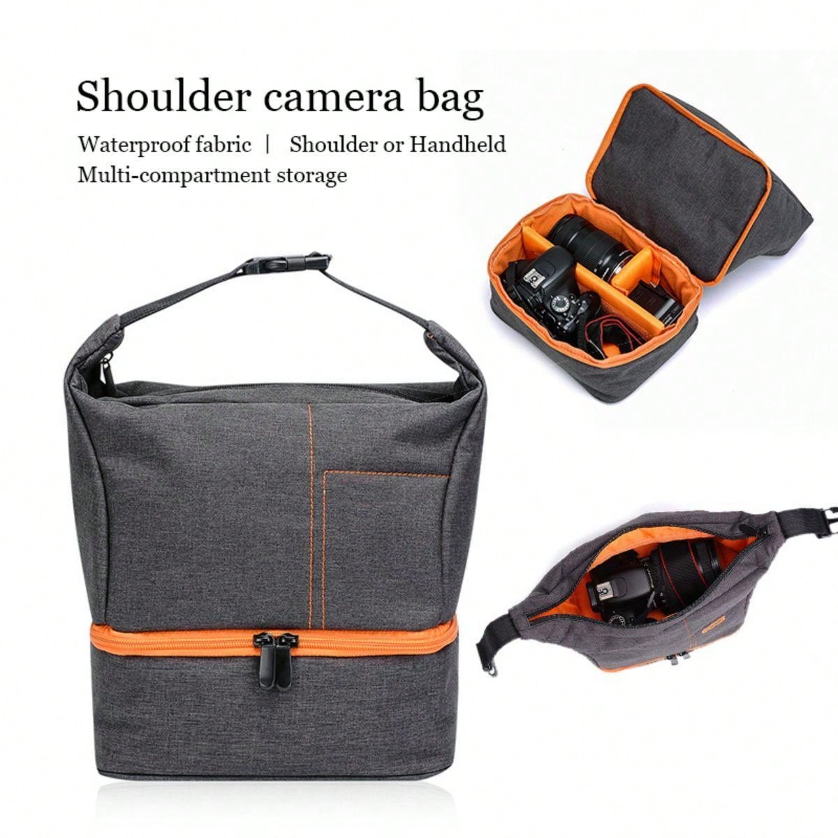 Camera Bag For Slr, Single Shoulder And Crossbody Bag, Compatible With ...