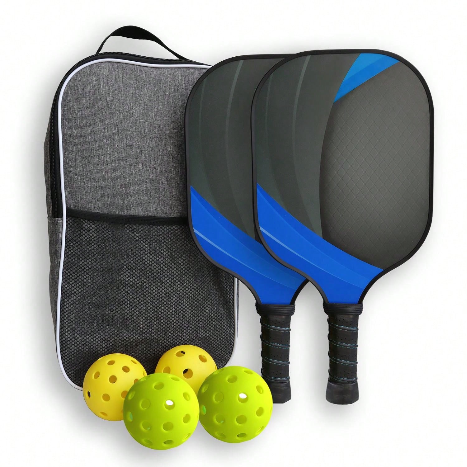 Palas De Pickleball, Conjunto De Pickleball De Superficie De Fibra De ...