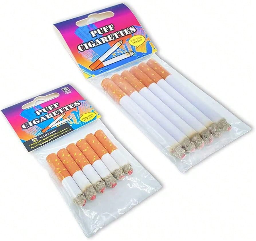 Fake Puff Cigarettes That Blow Smoke (6 Cigarettes + 6 Half Cigarettes ...
