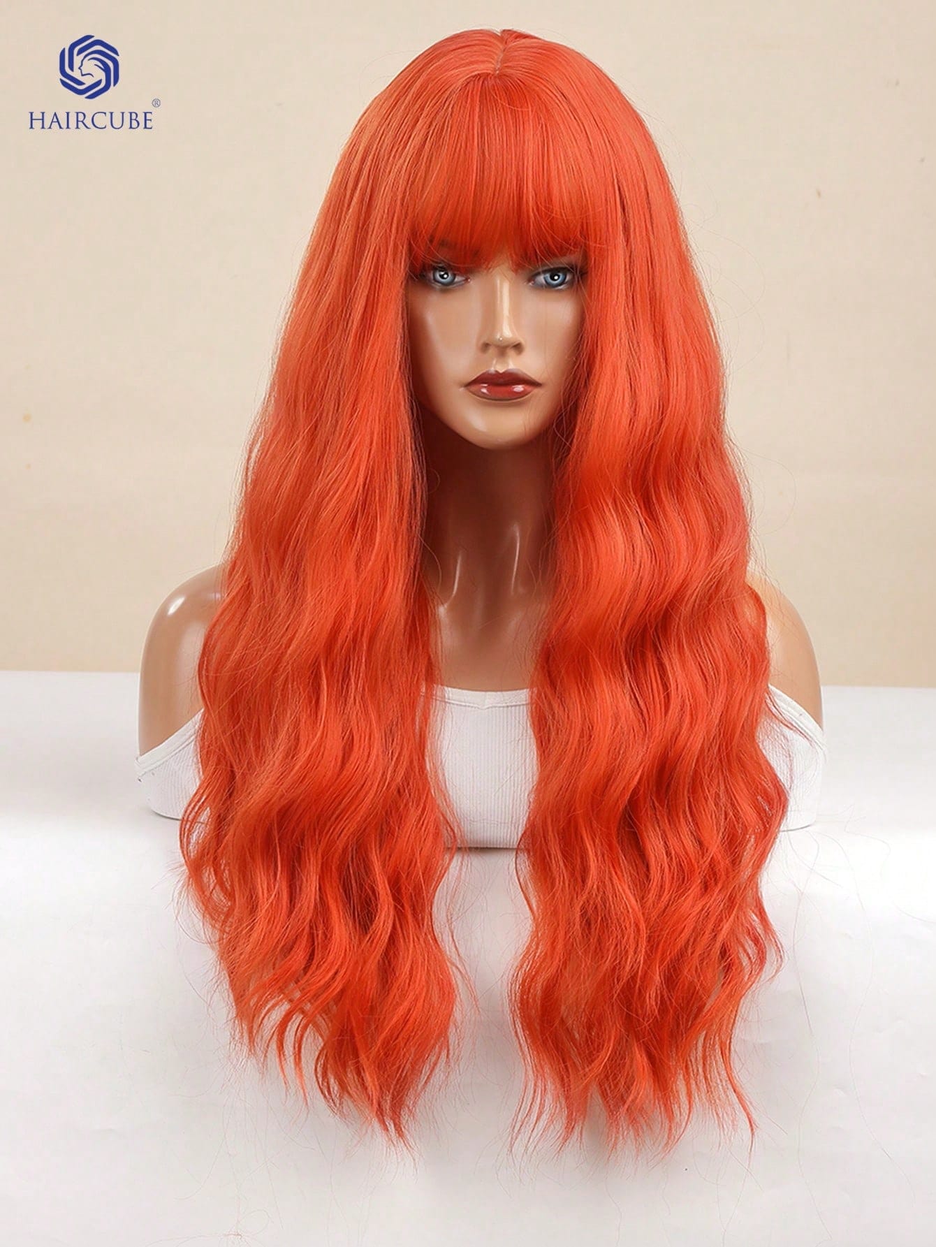 HAIRCUBE 28 inch water wave wigs y2k black friday donna burgundy wig ...