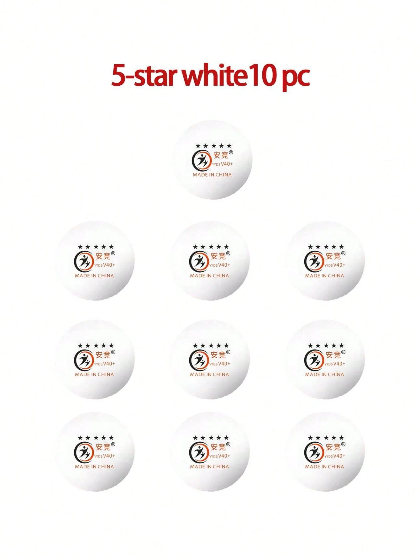 5-star pingpong ball super durable professional ball competition, table ...