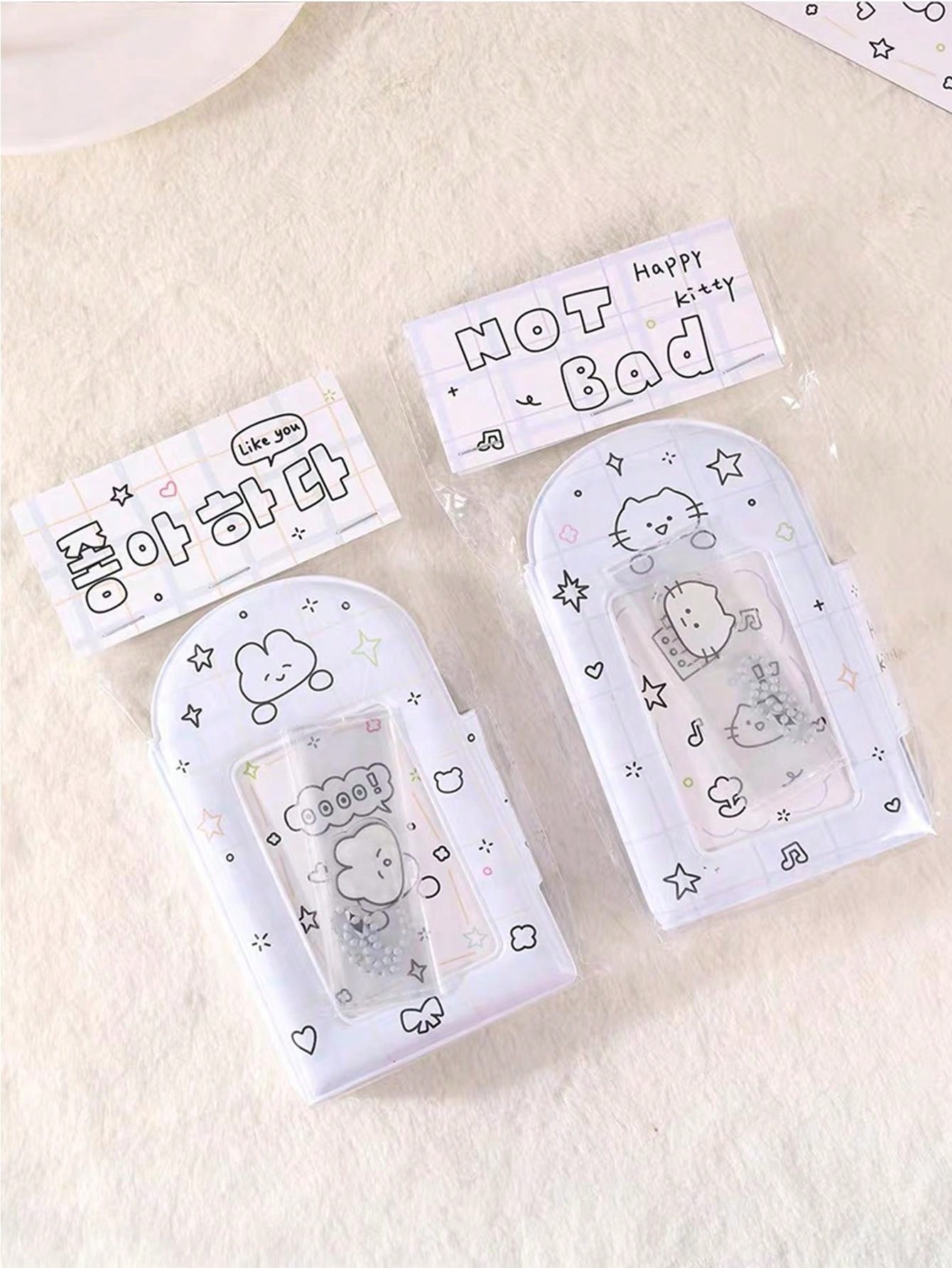 3 Inch Photo Album Book,Rabbit Cat Cute 28 Pockets Postcards Collect ...