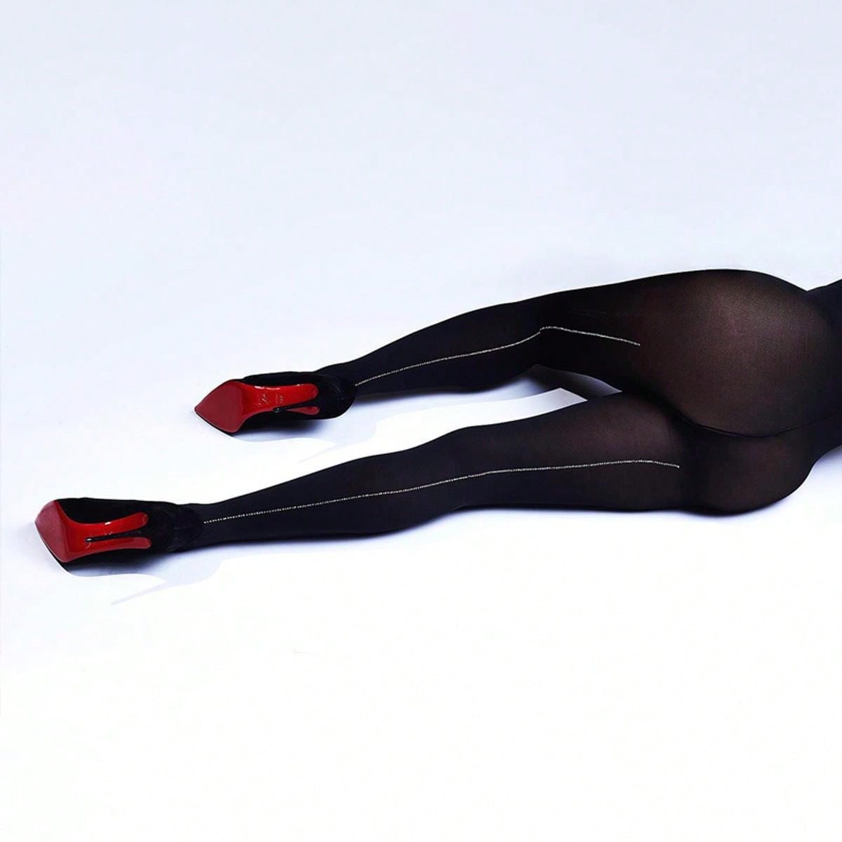 120d Vertical Drain Pantyhose | SHEIN USA