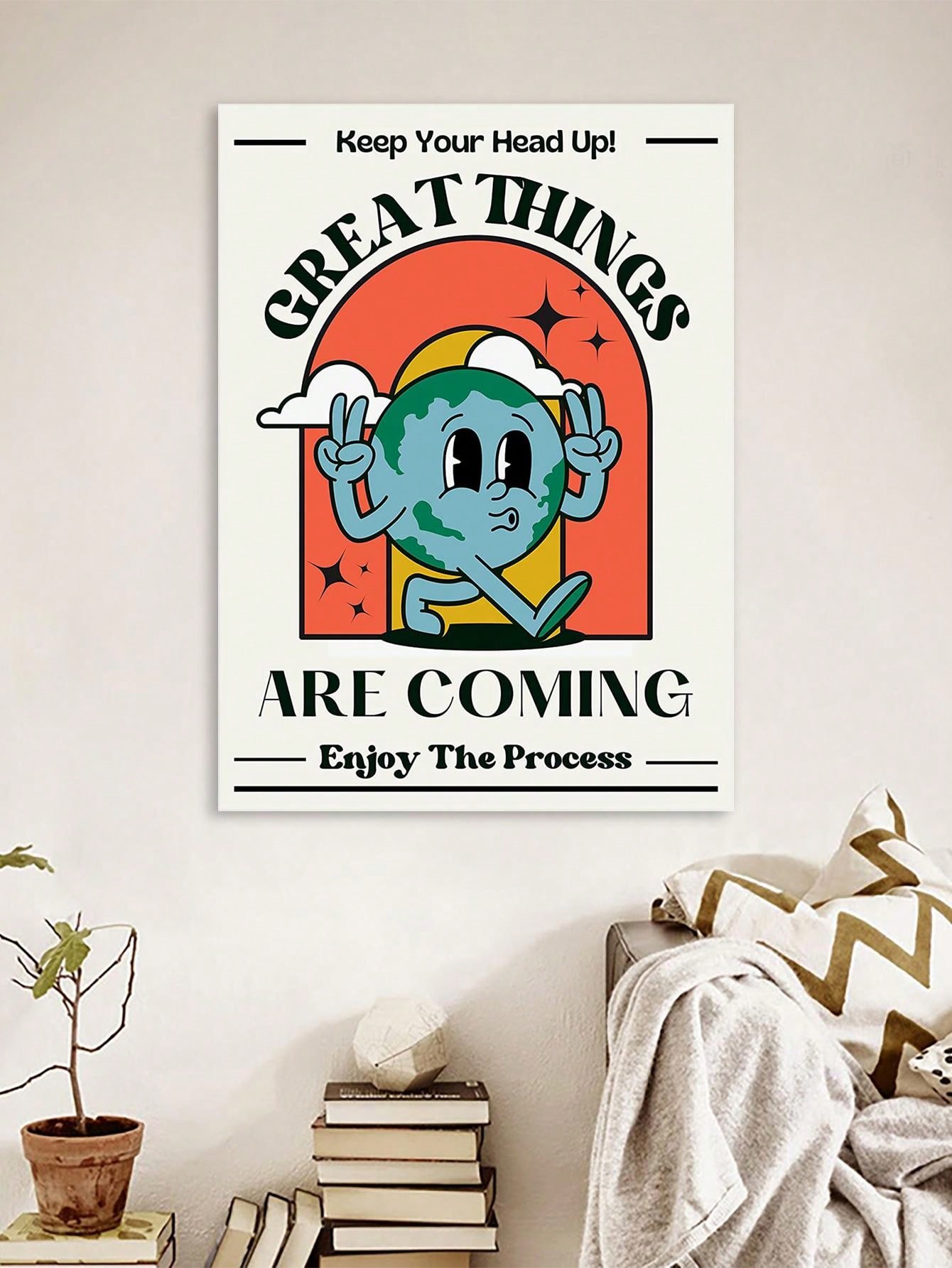 1 pc, Vintage Canvas Poster Print, Wall Art Picture Canvas Painting ...