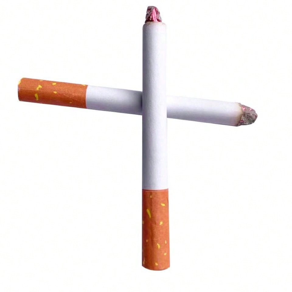 6 fake cigarettes | 1 size | white | 1 pack of fake puff cigarettes ...