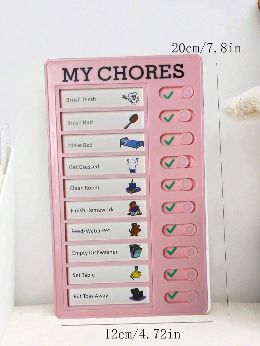 1pc Portable Chore Chart Memo Board, Chore Chart for Adults Planning ... 1pc Portable Chore Chart Memo Board, Chore Chart for Adults Planning ...