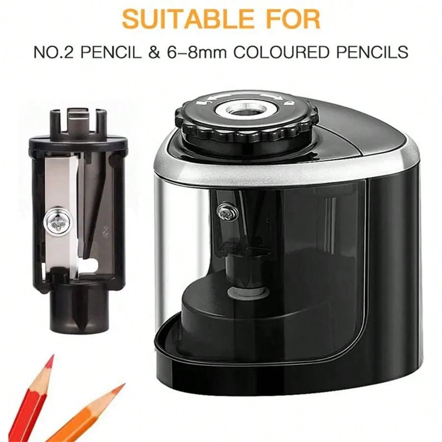 Portable Pencil Sharpener Electric Manual 2 In 1 Automatic Pencil ...