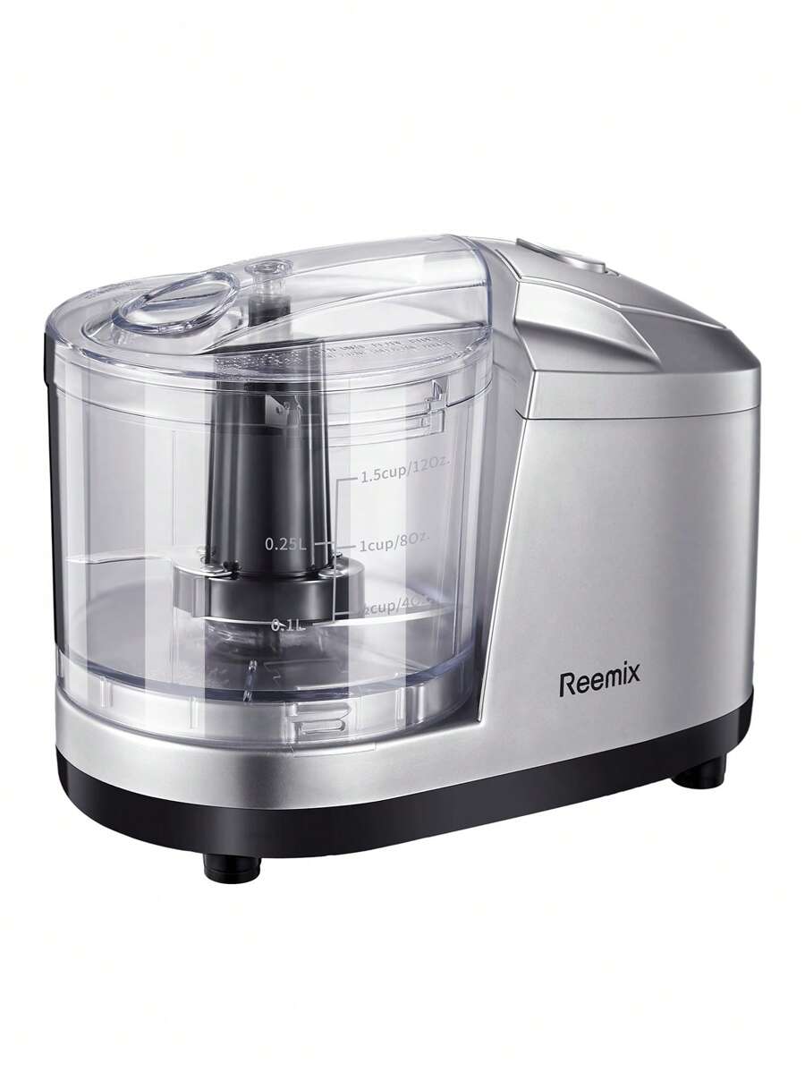 Reemix 1.5-Cup One-Touch Electric Food Chopper, 100W Mini Food ...