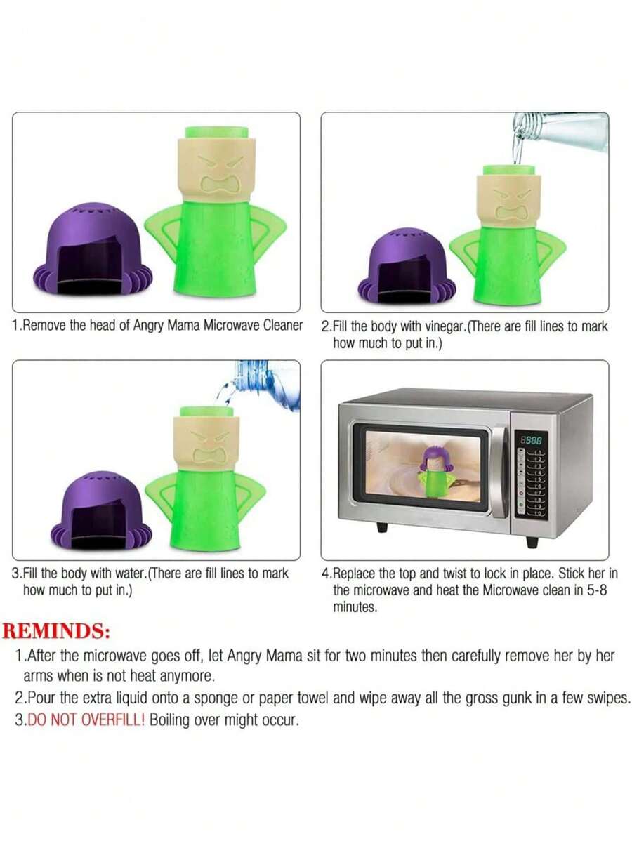 1pc Angry Angry Mom, Spray, grease remover, cleaner, microwave, cleaner ...