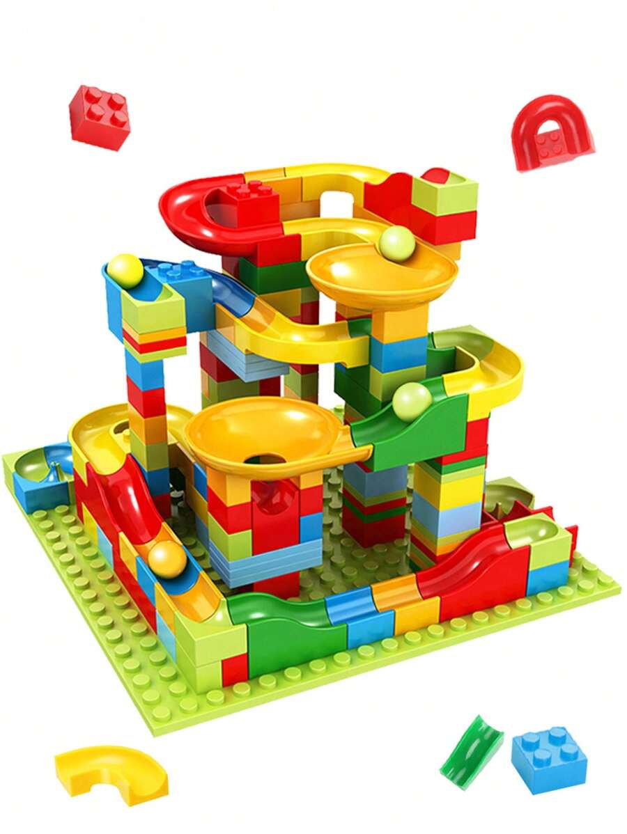 170Pcs Building Blocks Classic Big Blocks STEM Toy Bricks Set Kids Race ...