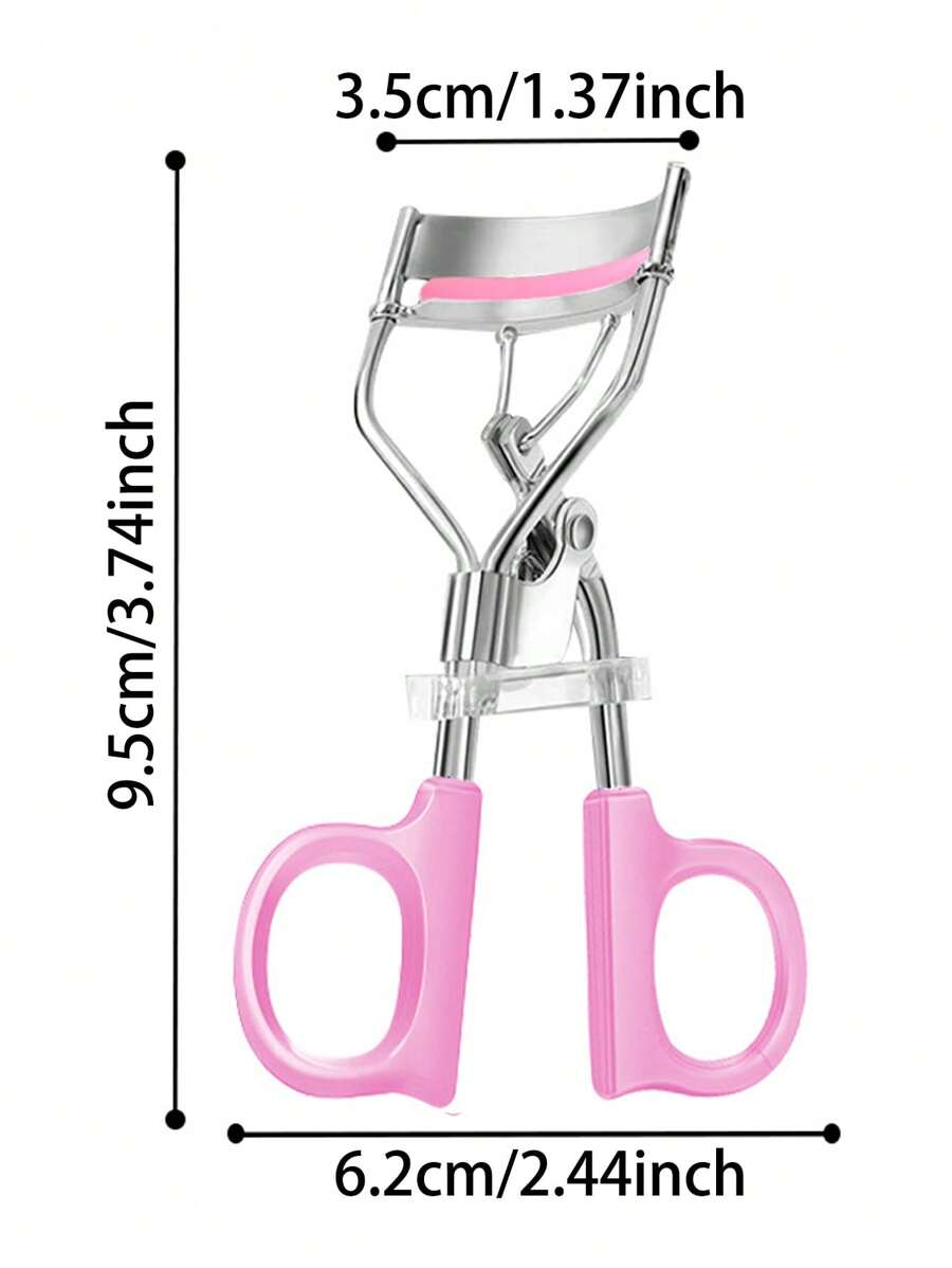 1pc A4 Chromium D-Shape Eyelash Curler, Create Long Lasting Curled Up ...