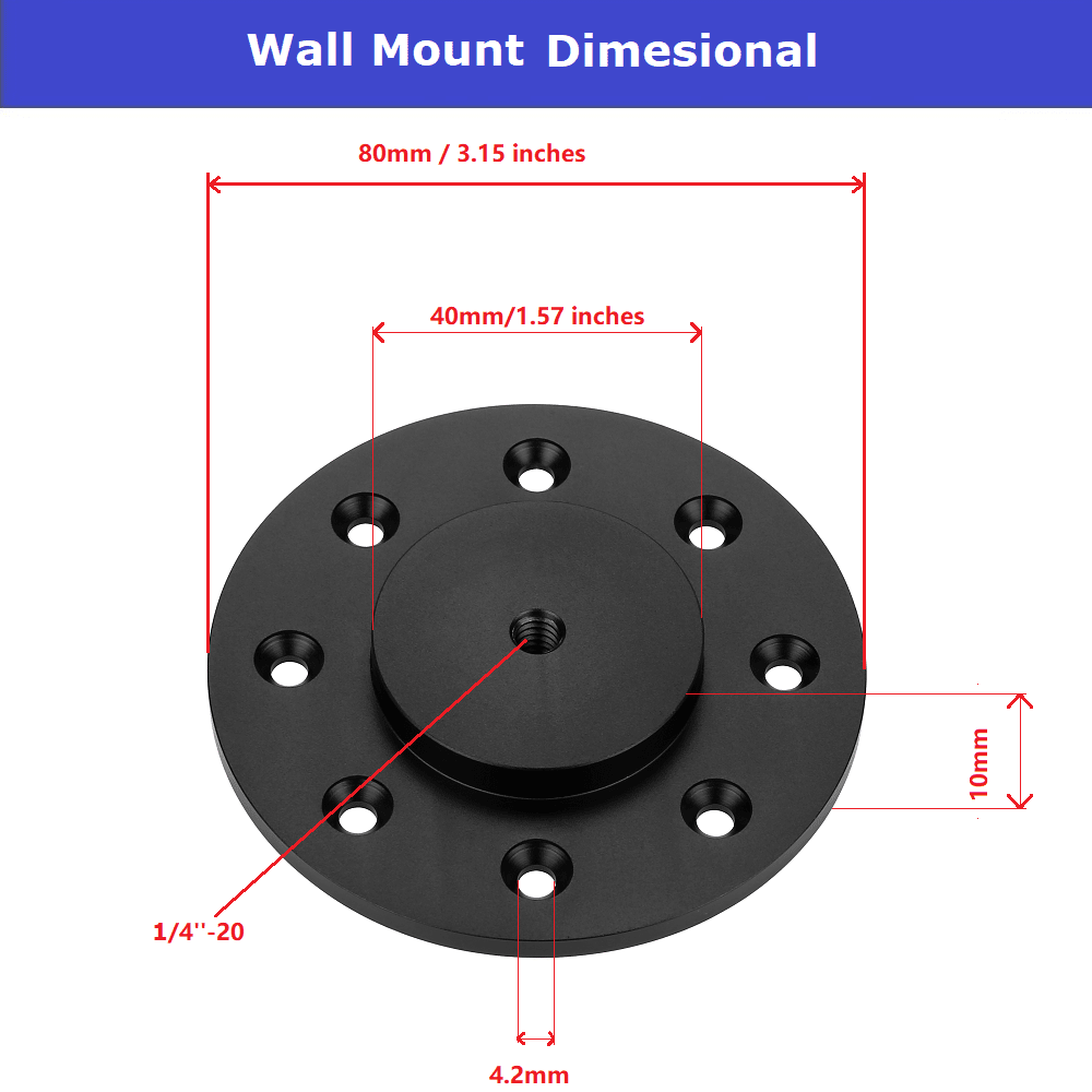 Metal Webcam Wall Holder, Aluminum Magic Arm Mount for C920s StreamCam ...