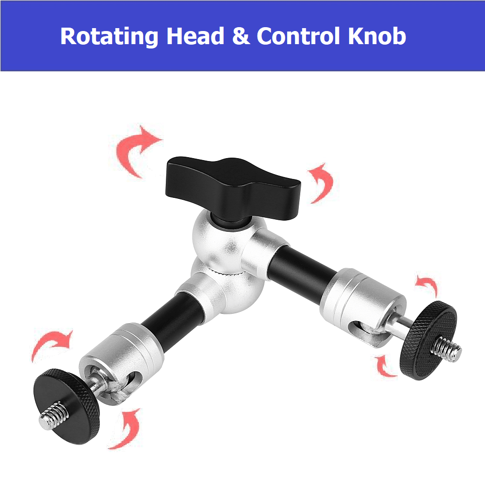 Metal Webcam Wall Holder, Aluminum Magic Arm Mount for C920s StreamCam ...