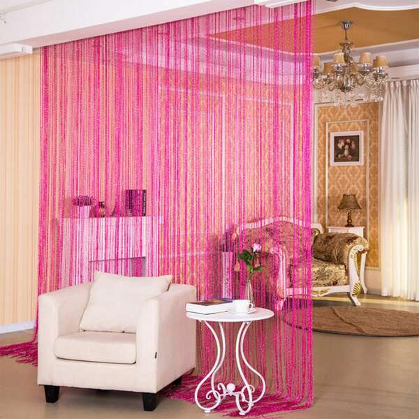 Decorative Door String Curtains Window Room Divider Wall Panel Tassels ...