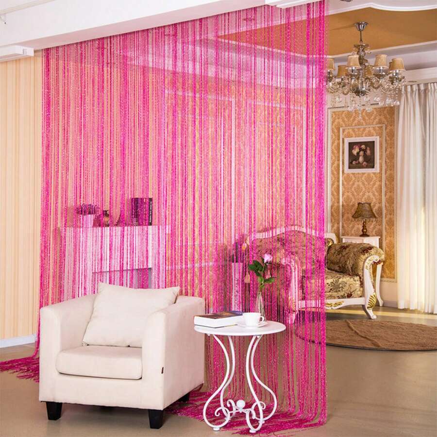 Decorative Door String Curtains Window Room Divider Wall Panel Tassels ...