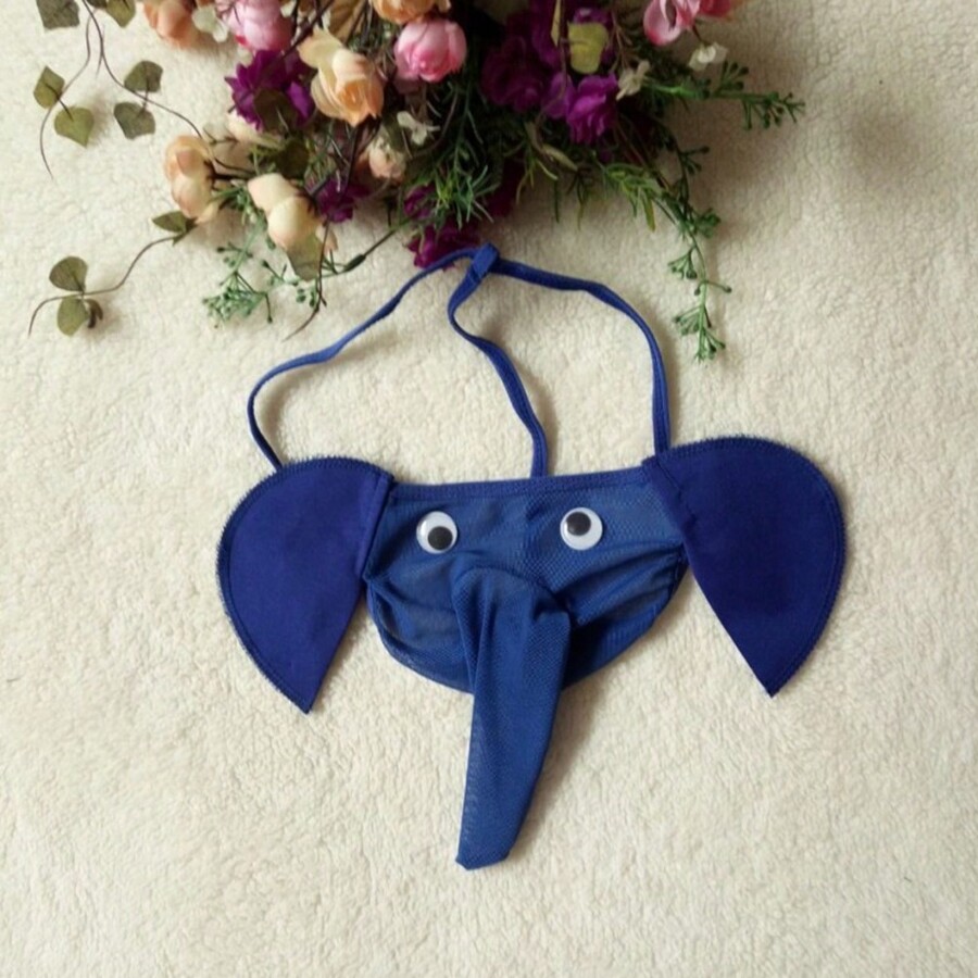 1pc Sexy Men's Underwear Elephant Cartoon G-string Thong, Role Play ...