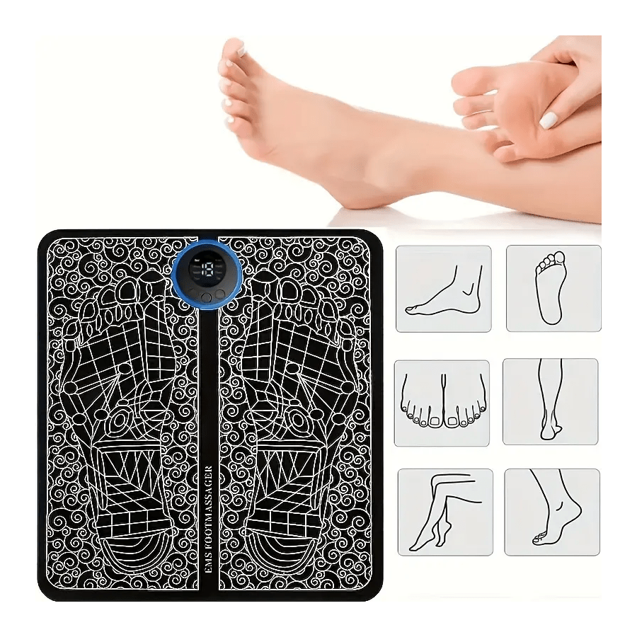 Ems Foot Massager With Pulse Massage For Foot Soles Household Massage Tool Shein Usa