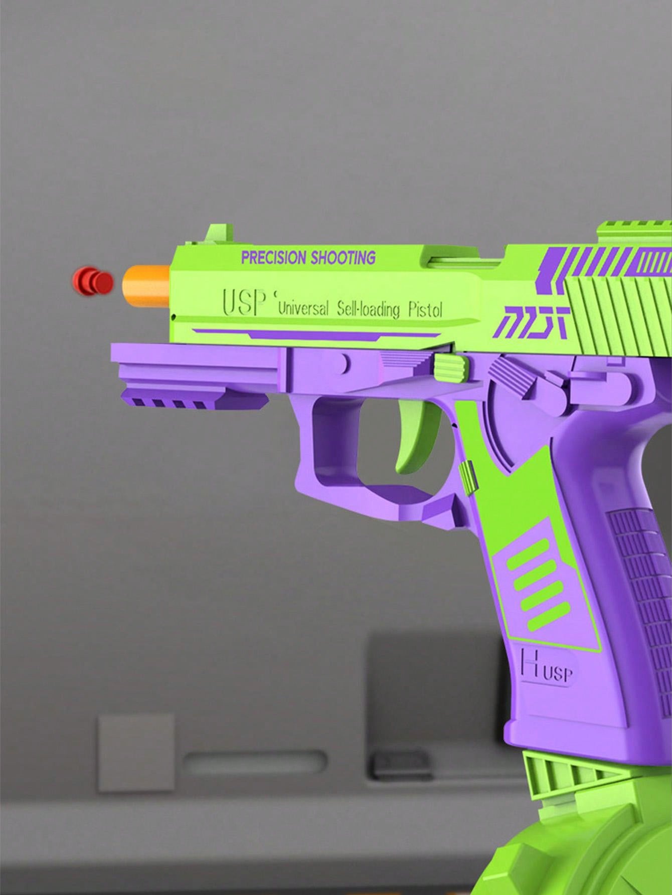 A Color Random Gravity 3d Carrot Gun Simulation Pistol Model That Can ...