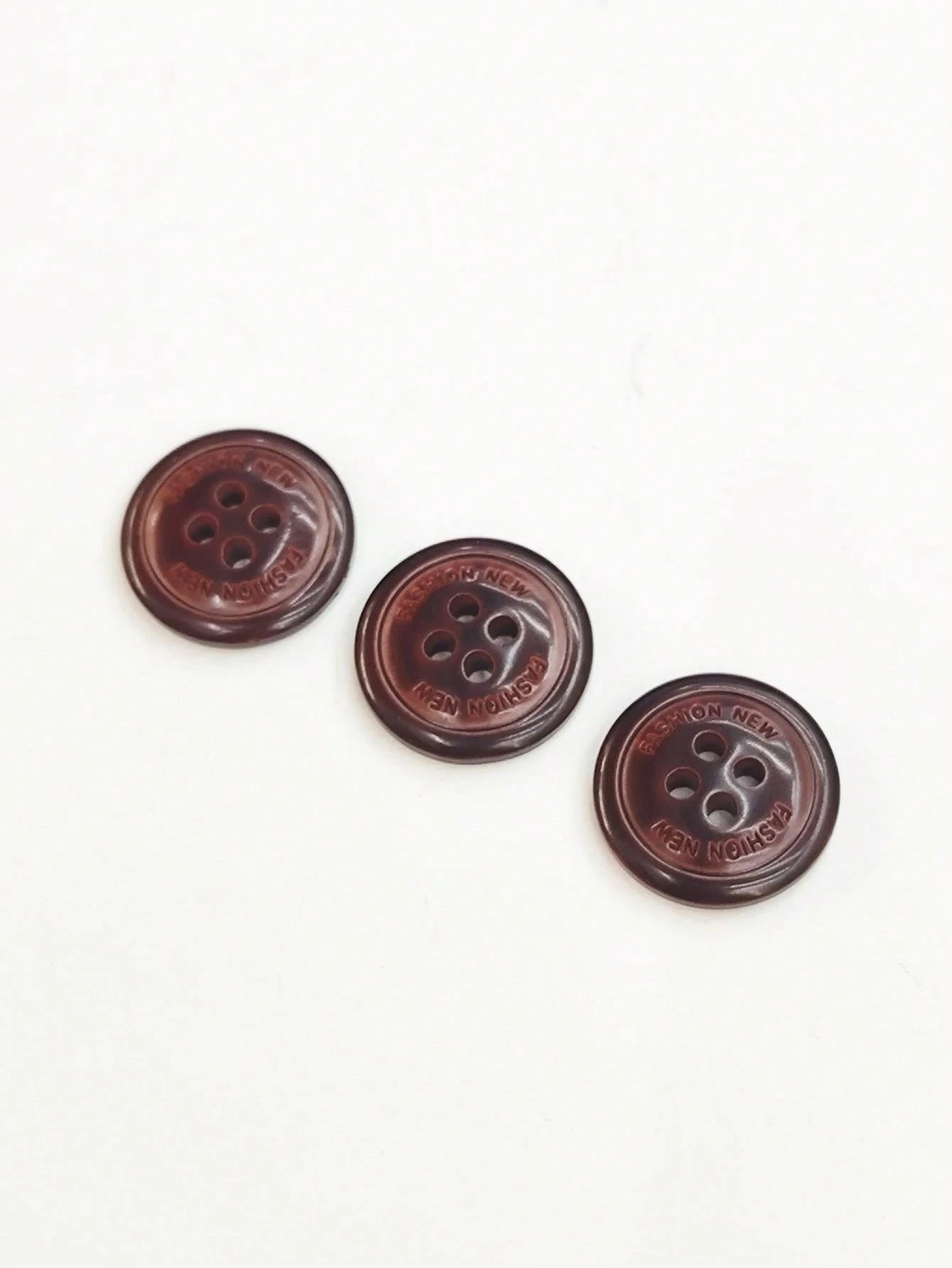 Conjunto De 3 Piezas De Botones De Coser De Resina De Piel Sintética De ...