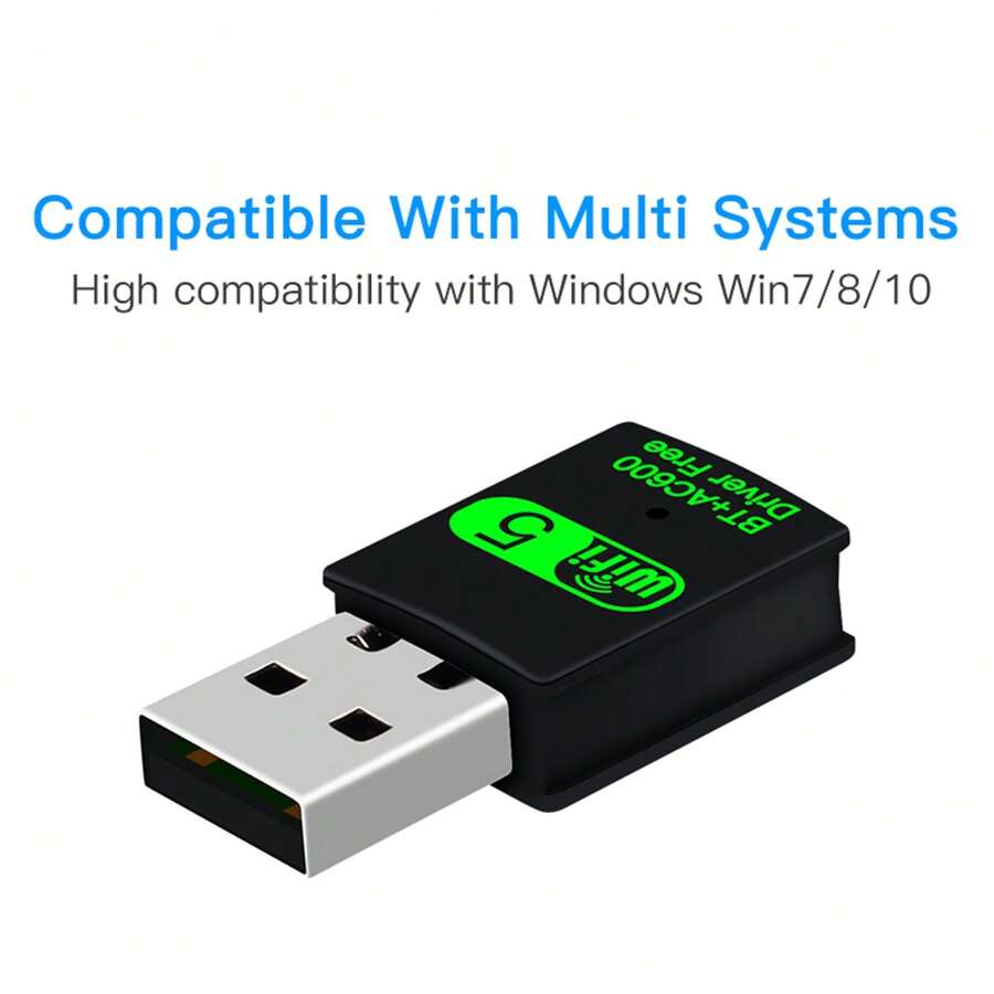 FENVi AC600 USB WLAN BT 4.2 Adapter Dual-Band 2,4/5 GHz kabellose Netzwerk-Außenempfänger Mini ...